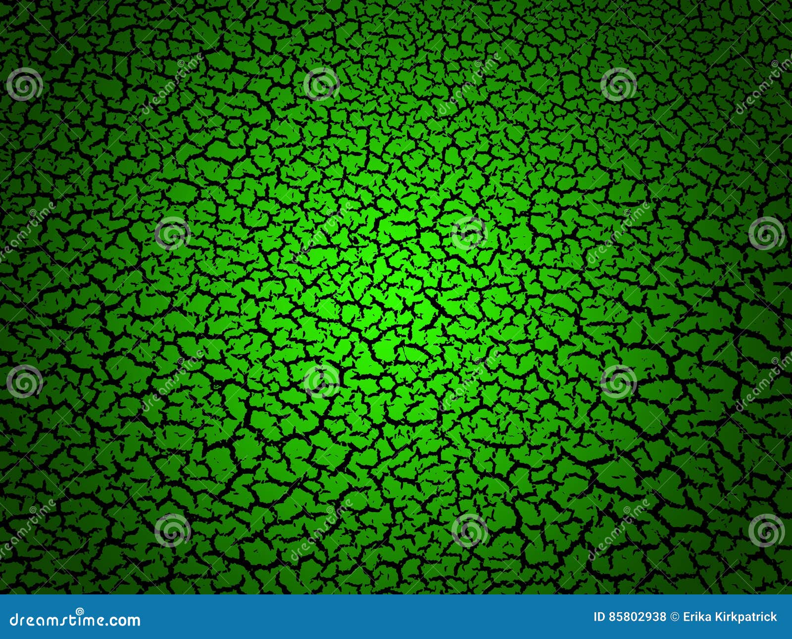 Green Cracked Background stock illustration. Illustration of ground ...