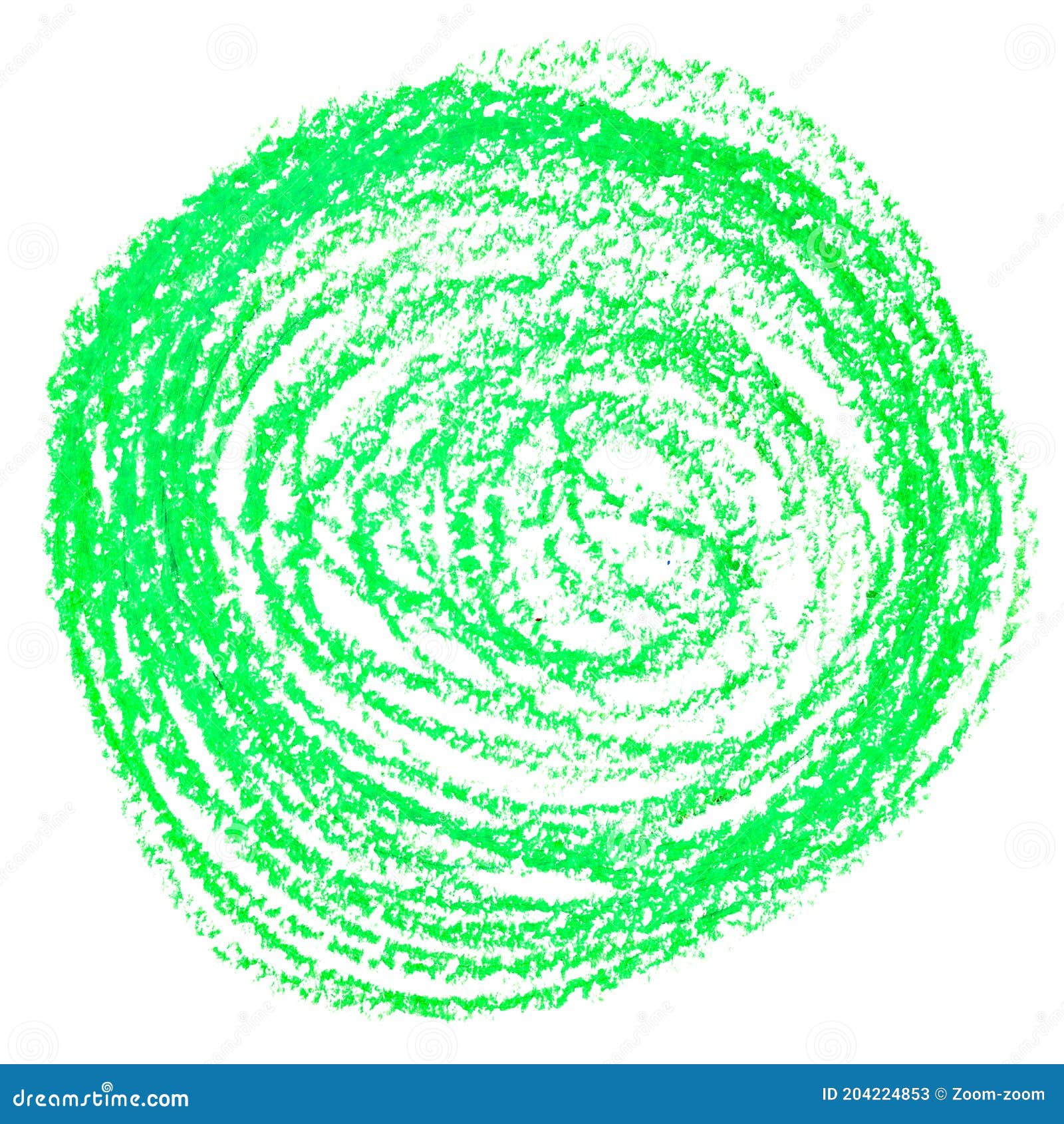Green Crayon Doodles On Paper Background Stock Photography ...