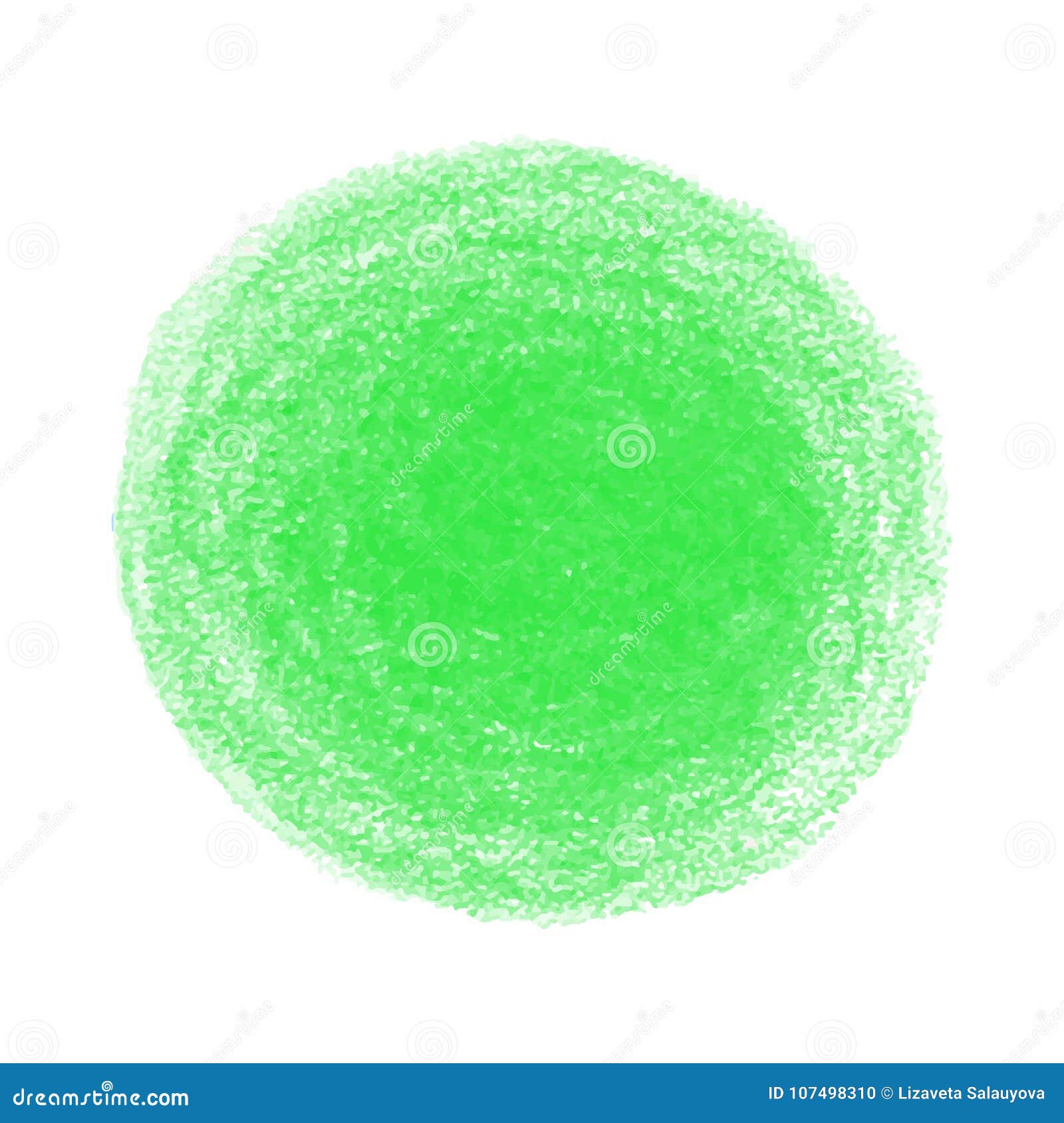 Green Crayon Scribble Texture Stain on White Background Stock Vector ...