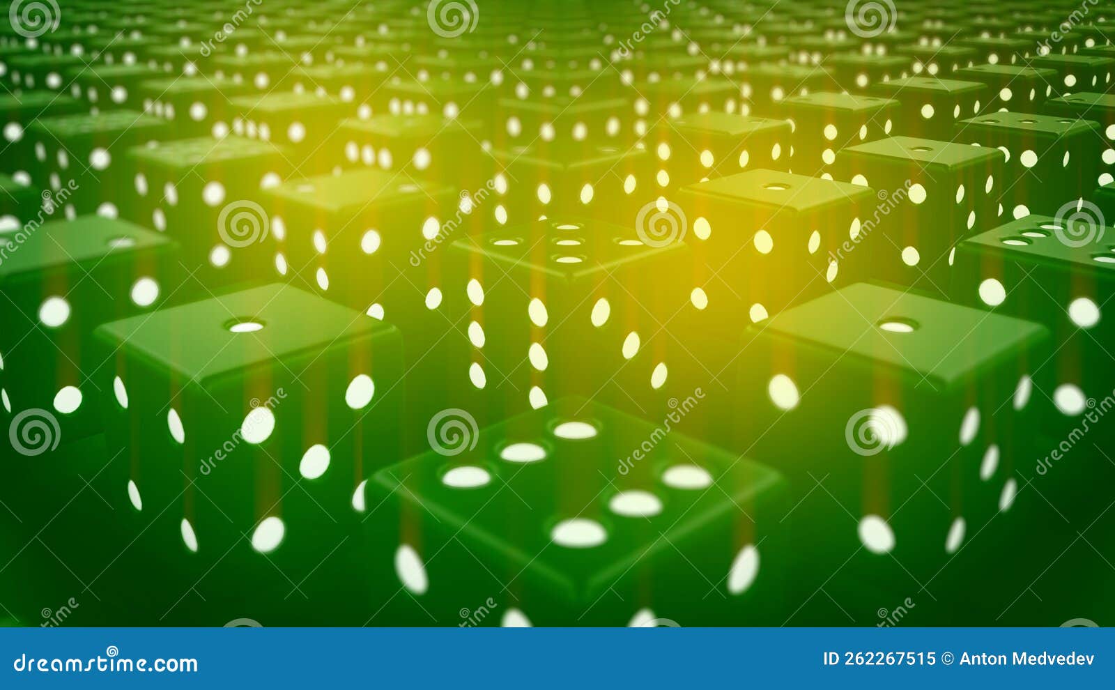 Green Creative Background of Game of Chance Dices Randomization ...