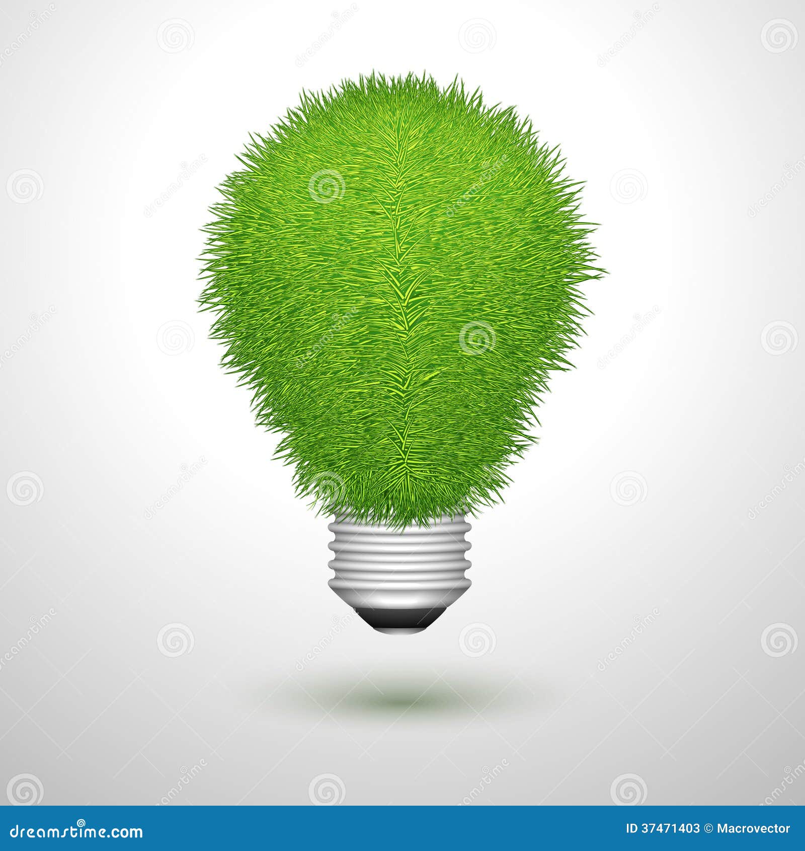 Green Creative Lightbulb Isolated Stock Vector - Illustration of design ...