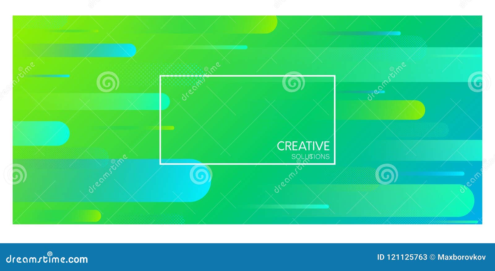 Green Creative Solutions Background with Geometric Pattern. Stock ...