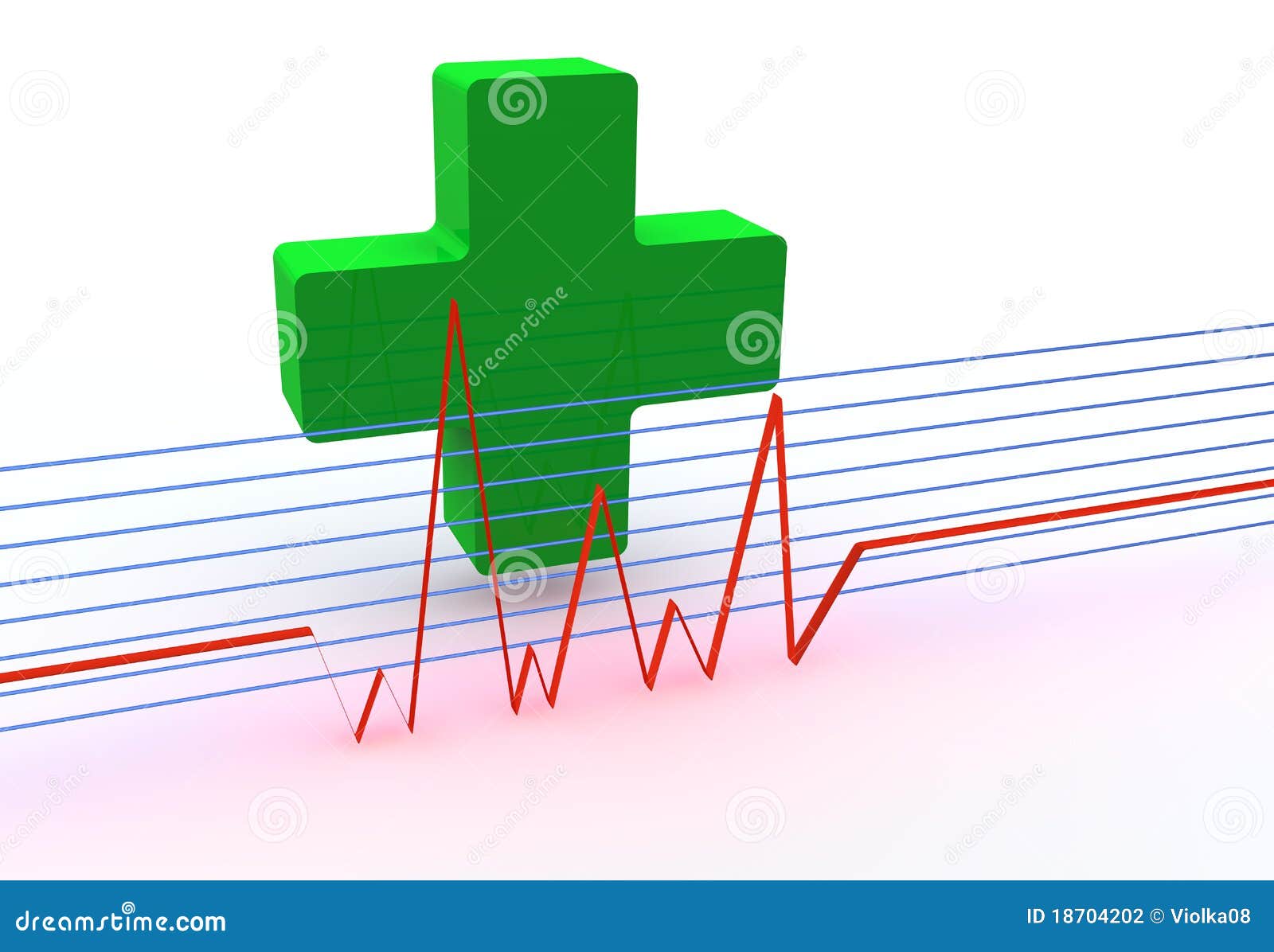 Green Cross Basic Simple Shapes Isolated On White, 2d Shape Symbol ...