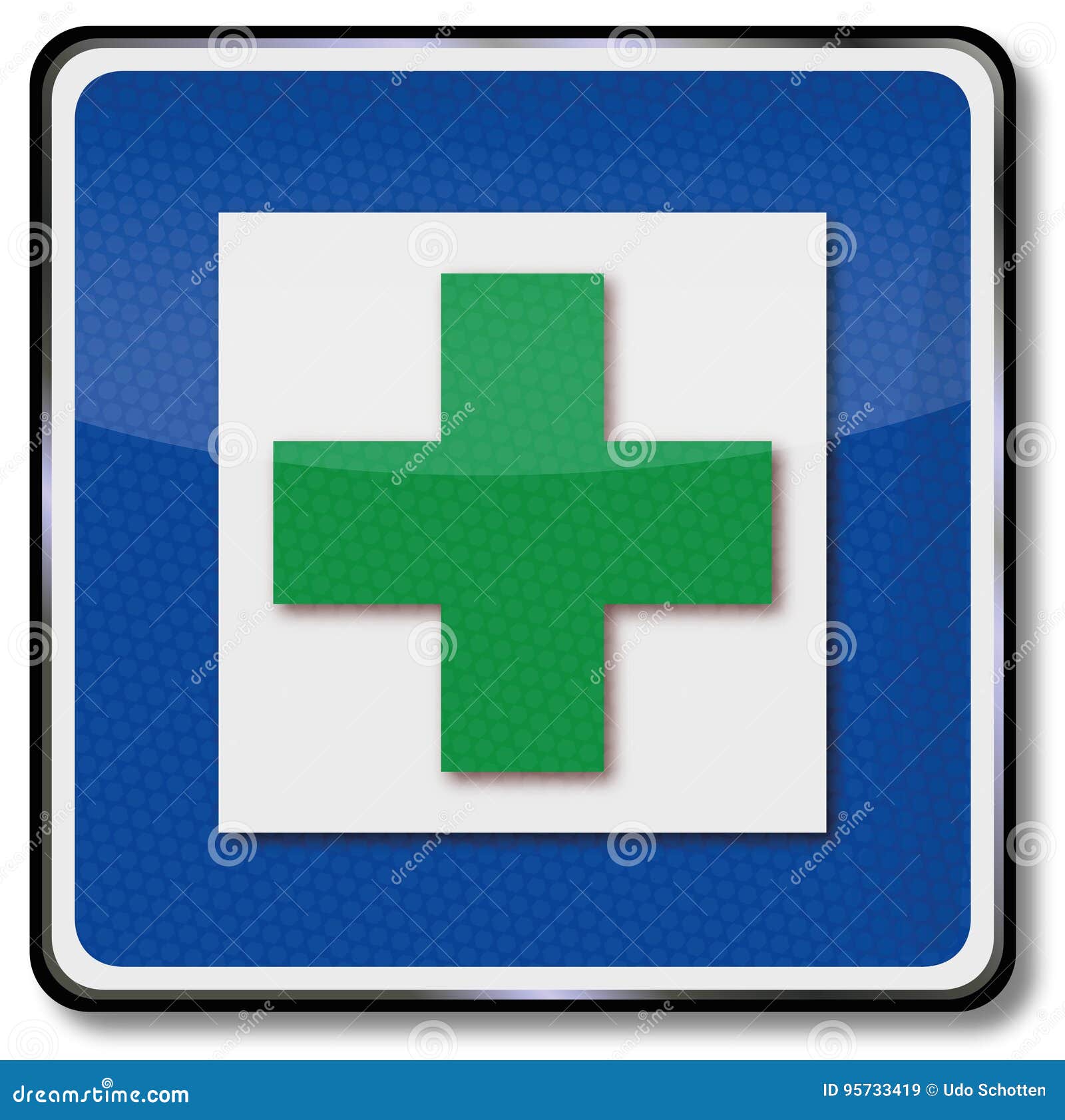 Green Cross and Alternative Medicine Stock Vector - Illustration of ...