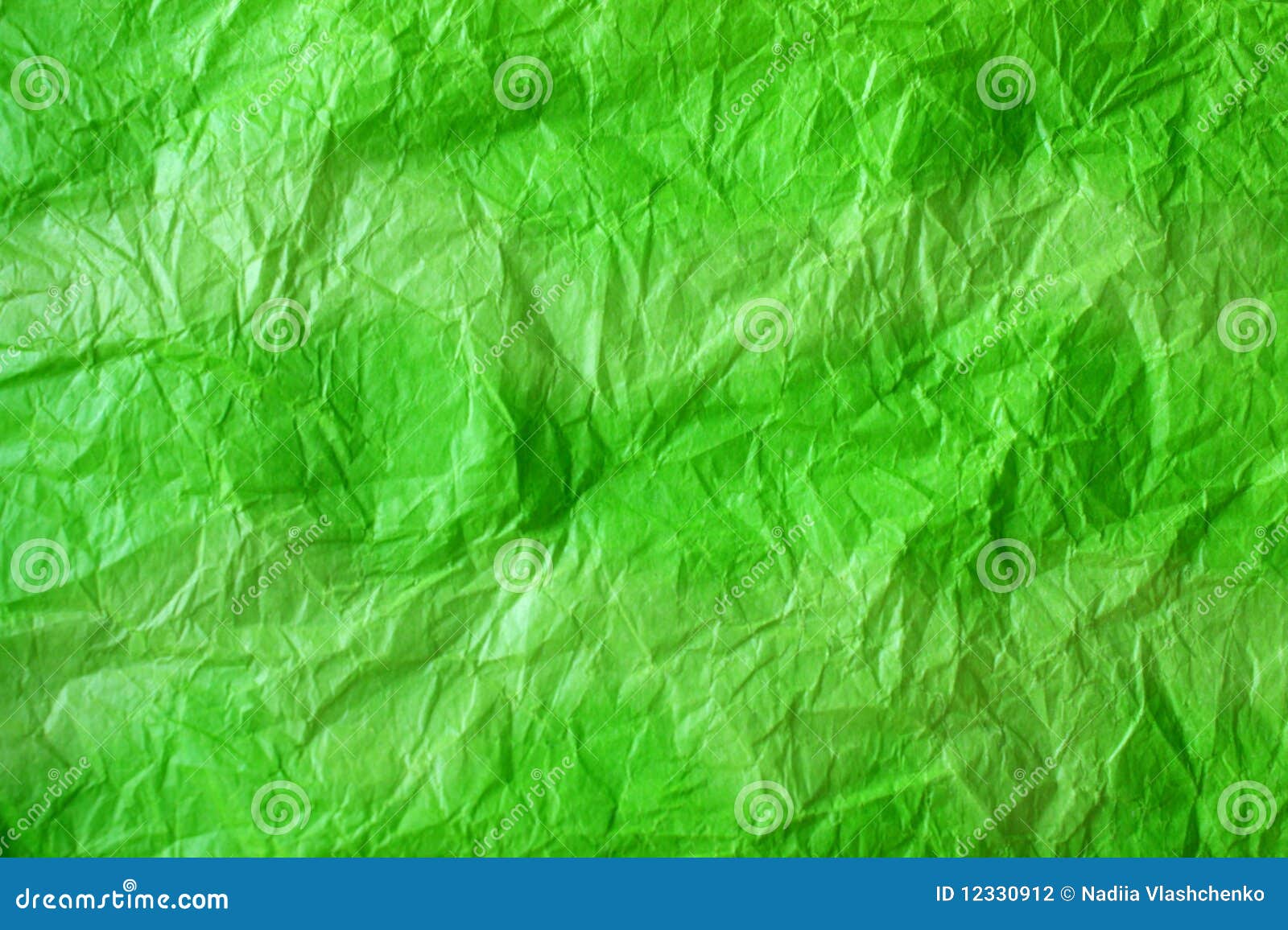 Green Crushed Paper Background Stock Photo - Image of paper, green ...