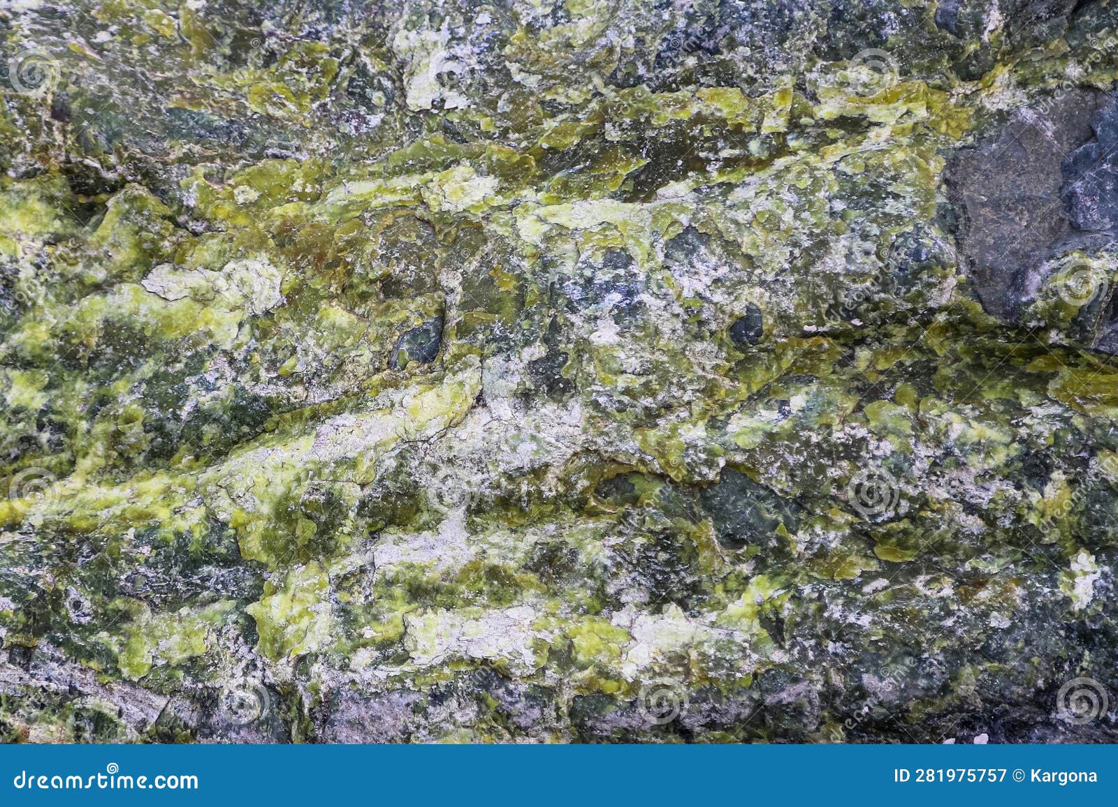 Green Crystalline Rock As an Abstract Natural Background Stock Image ...