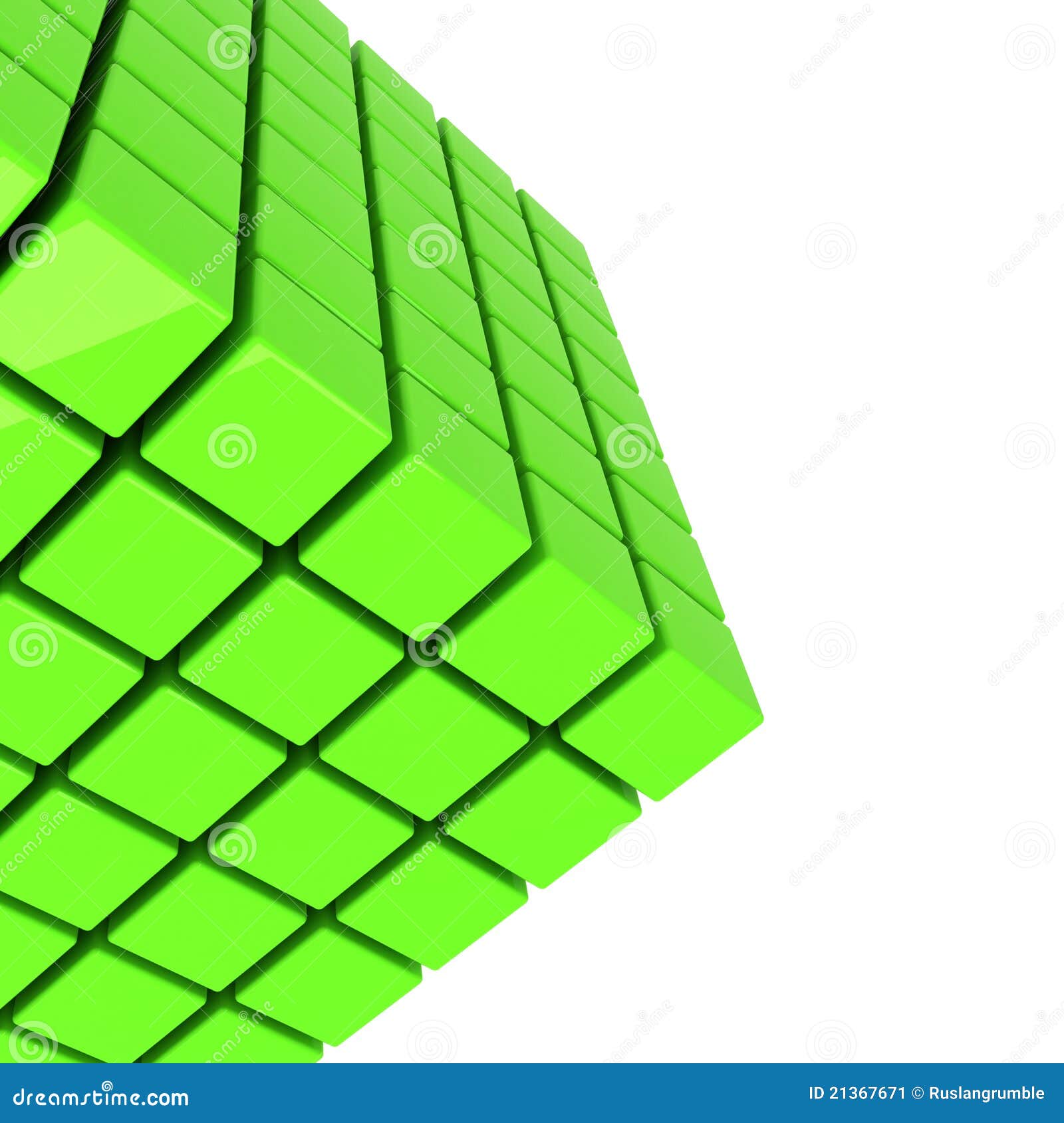 Green Cube Basic Simple 3d Shapes Isolated On White Background ... Green Cube Basic Simple 3d Shapes Isolated On White Background ...