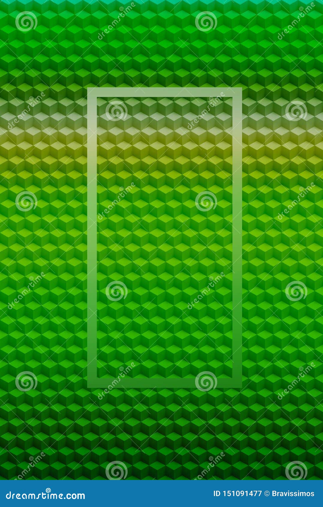 Green Cube Geometric Pattern Abstract Background, Texture Stock ...