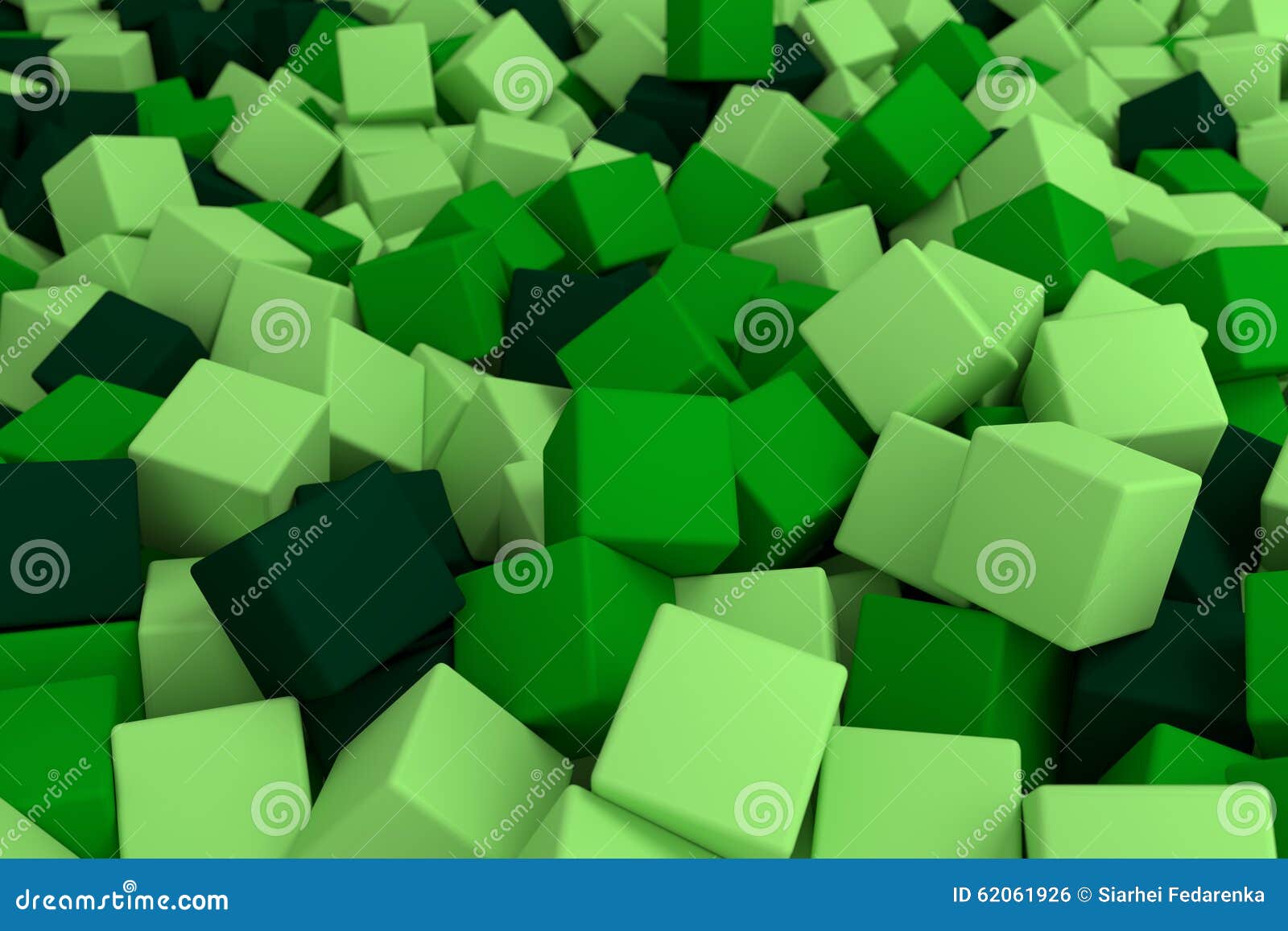 Green cubes stock illustration. Illustration of green - 62061926