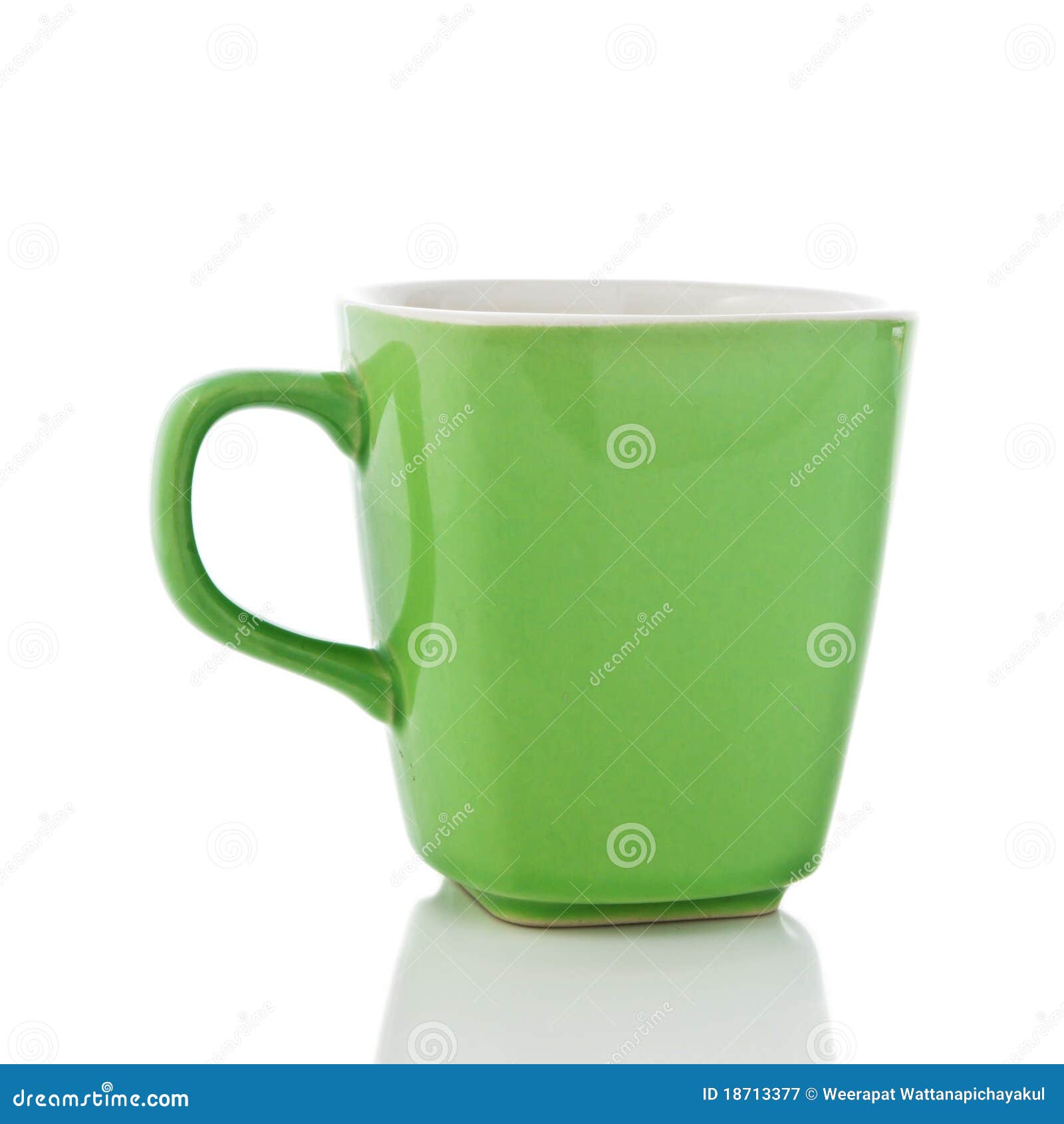 Green cup stock image. Image of modern, ceramic, green - 18713377