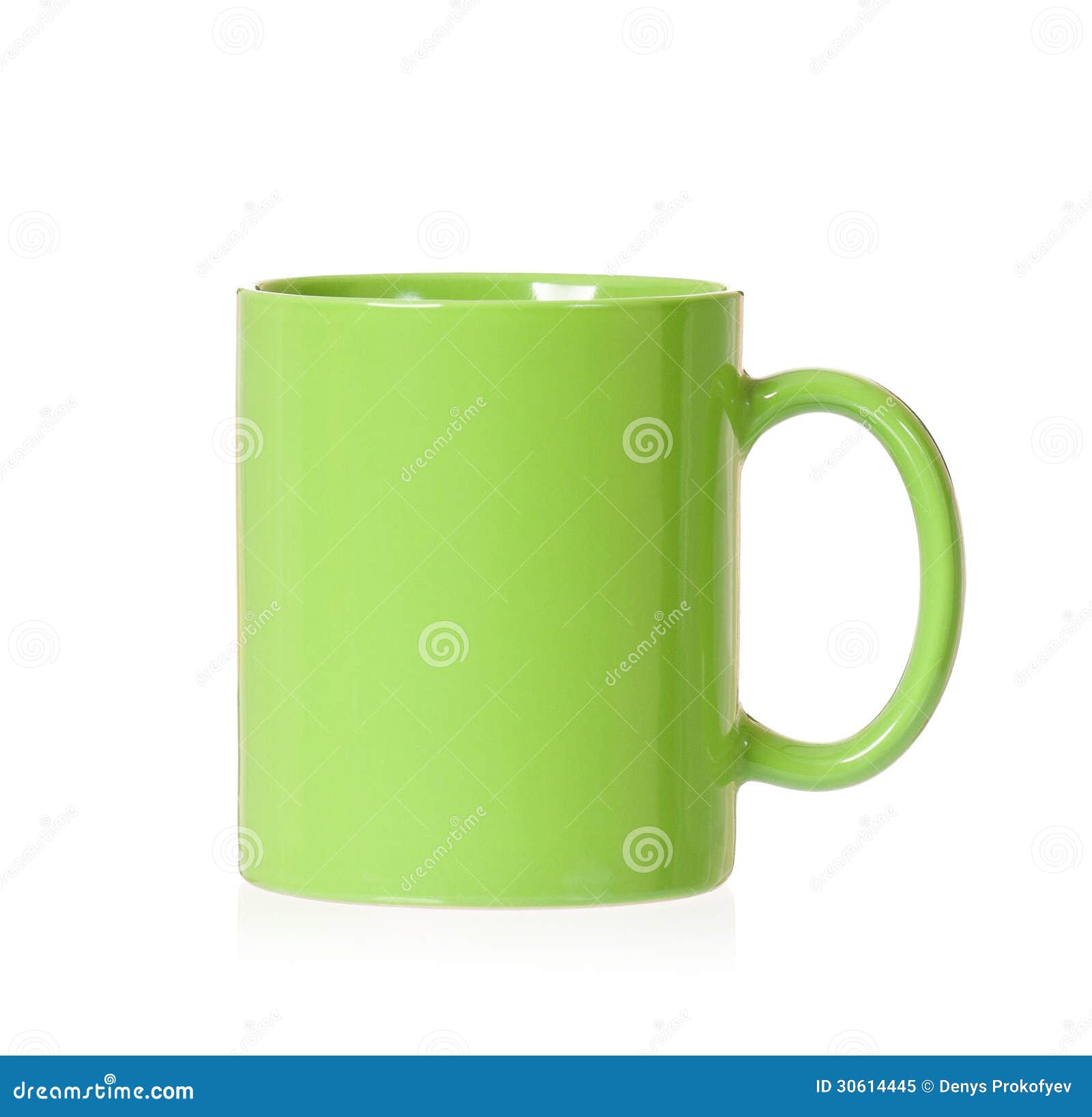 Green cup stock image. Image of blank, morning, closeup - 30614445