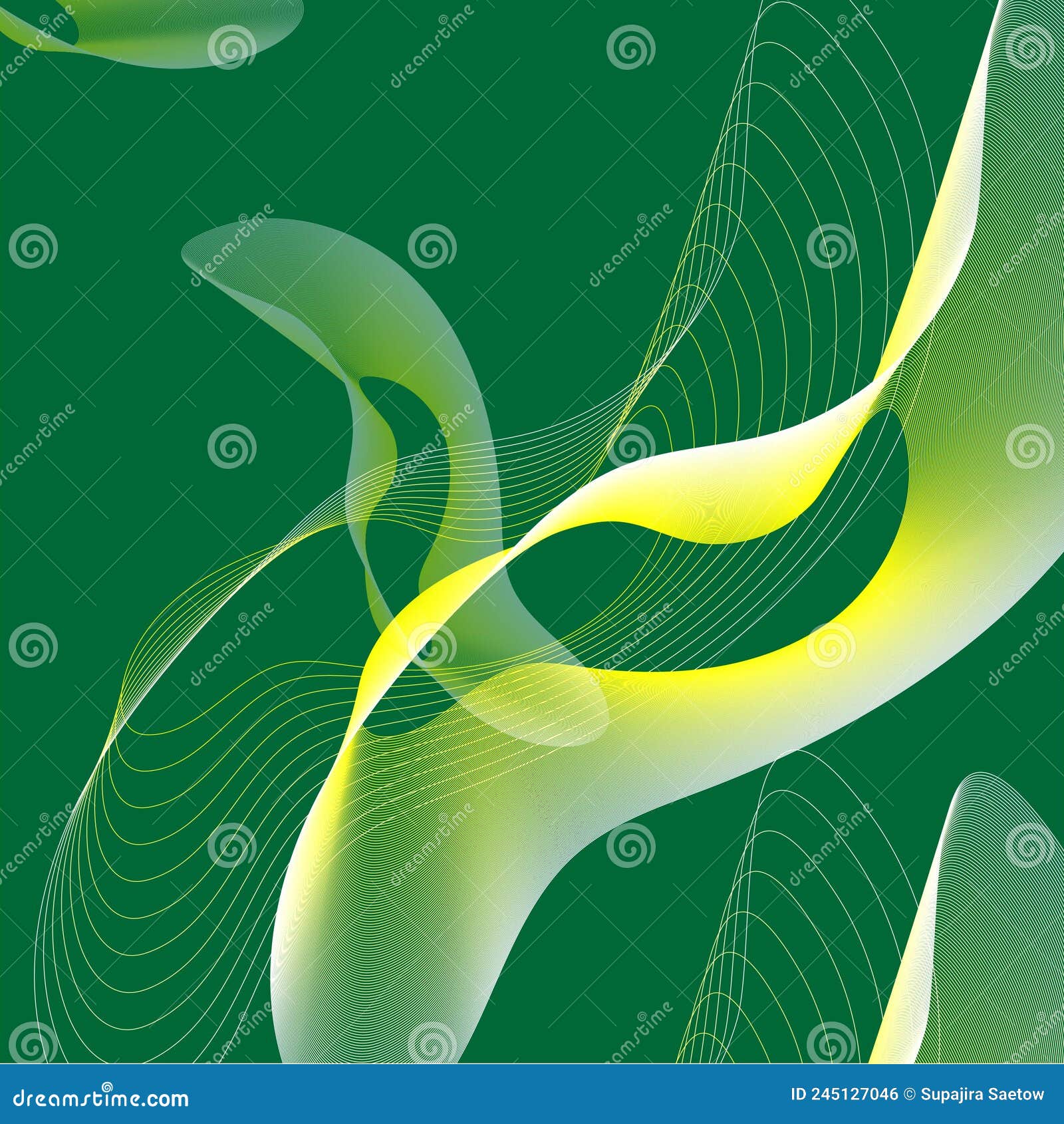 Green Curve Shape Graphic Background for Use in Various Creative ...