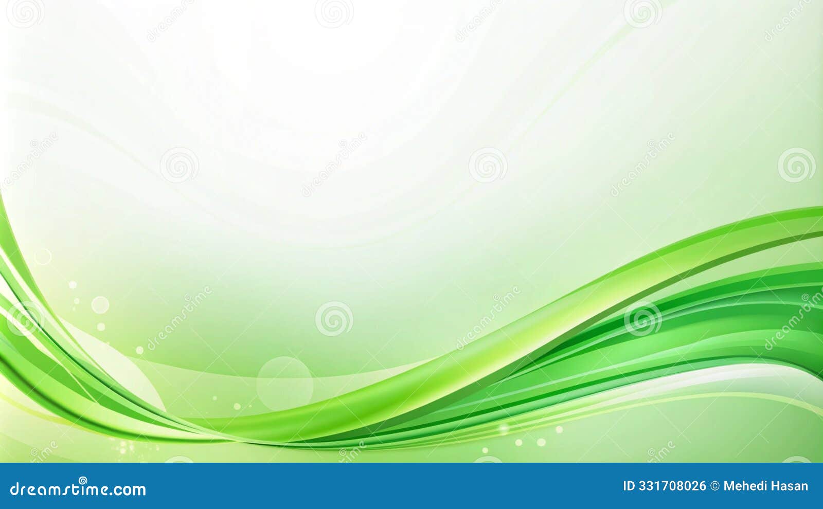 Stylish Green Curved PowerPoint Background Stock Photo - Image of ...