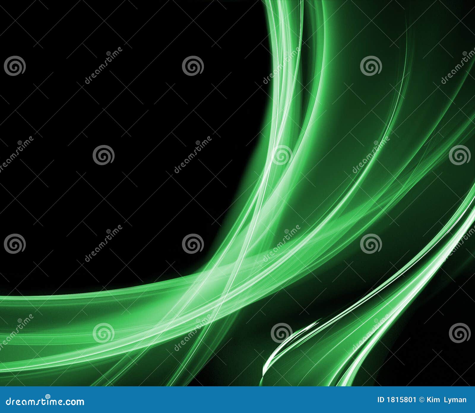Green Curves Background Means Sloping Sparkly Lines Stock Photo ...