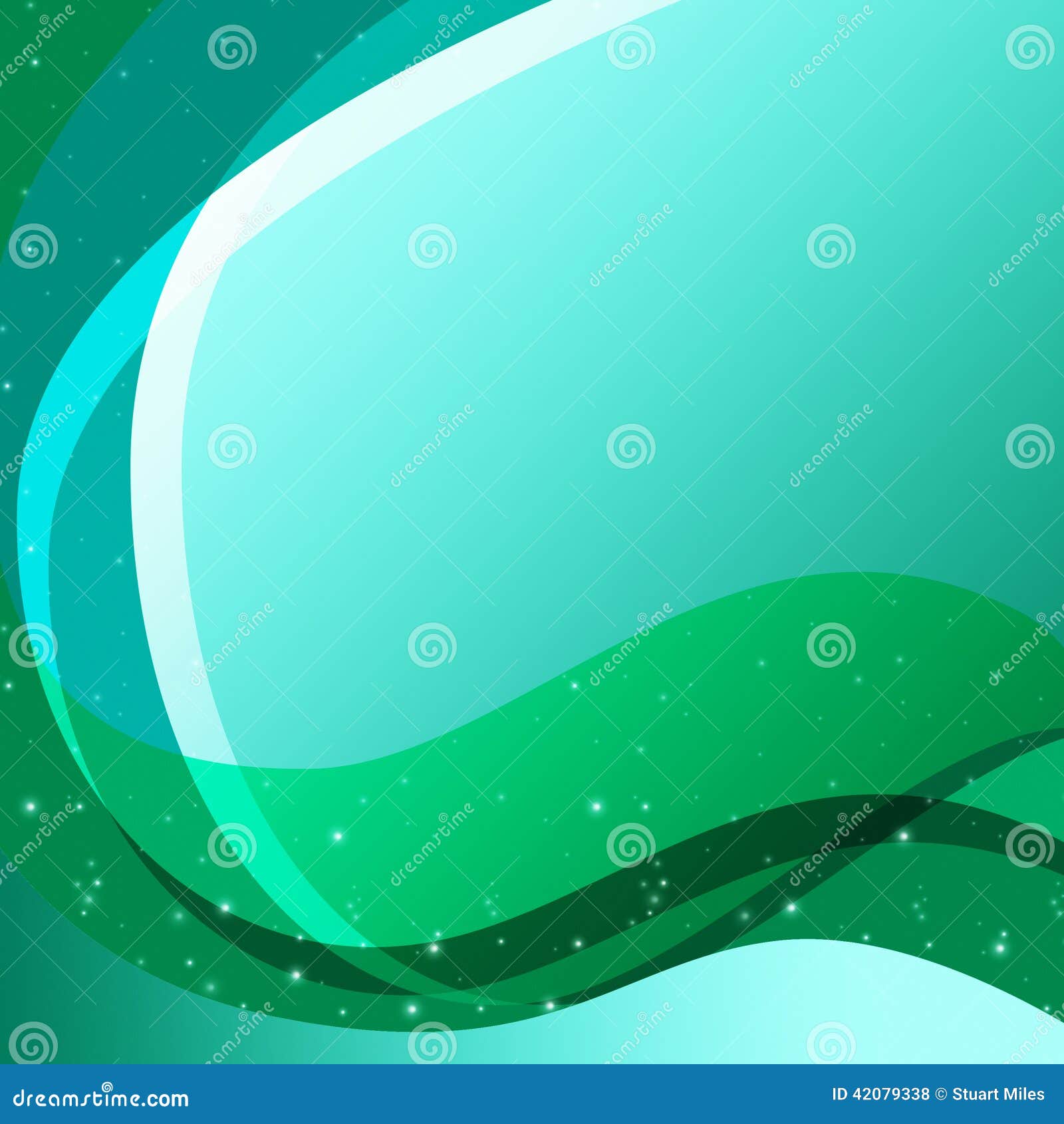 Green Curves Background Means Sloping Sparkly Lines Stock Photo ...