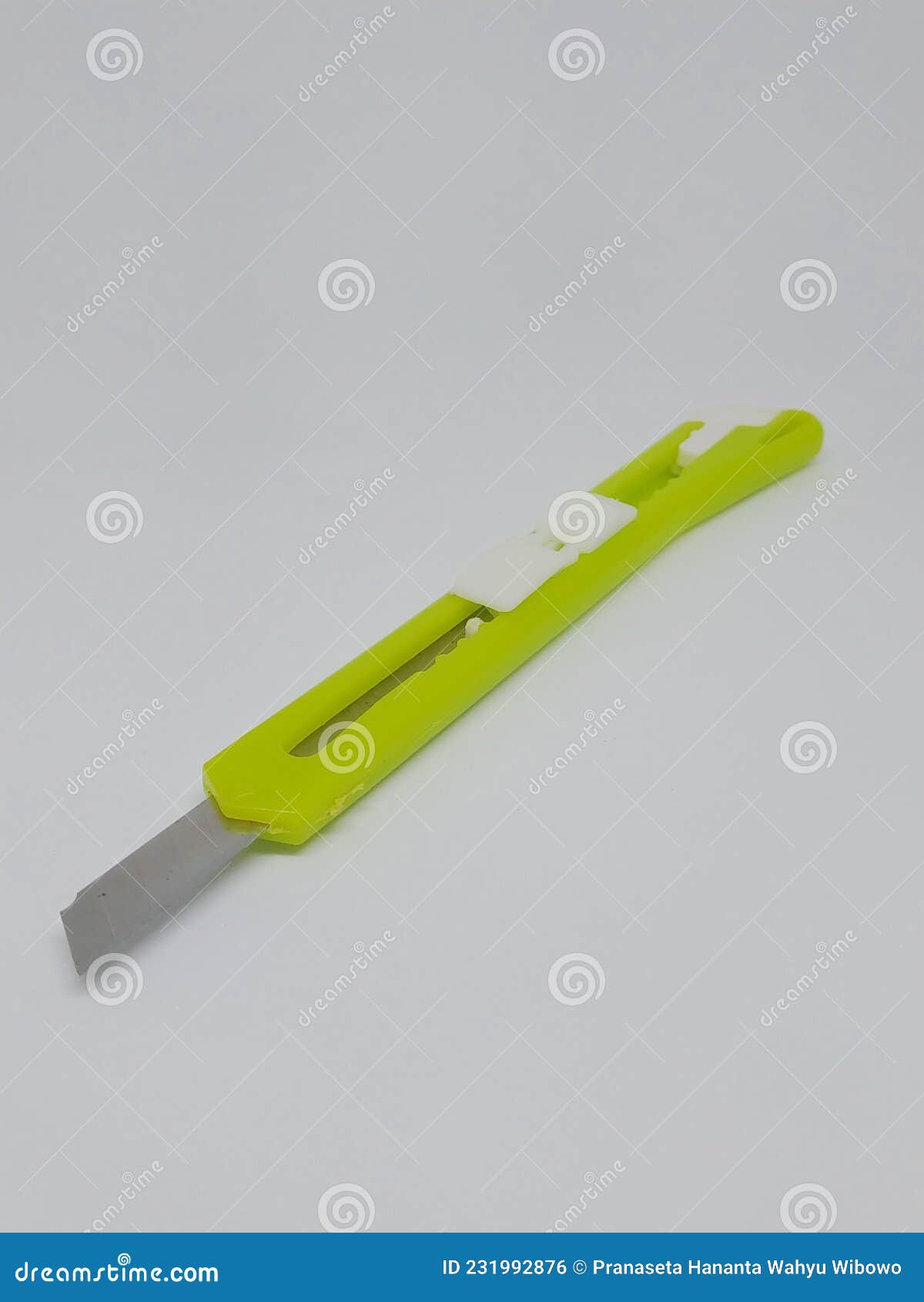 Green Cutter Isolated in the White Background Stock Photo - Image of ...