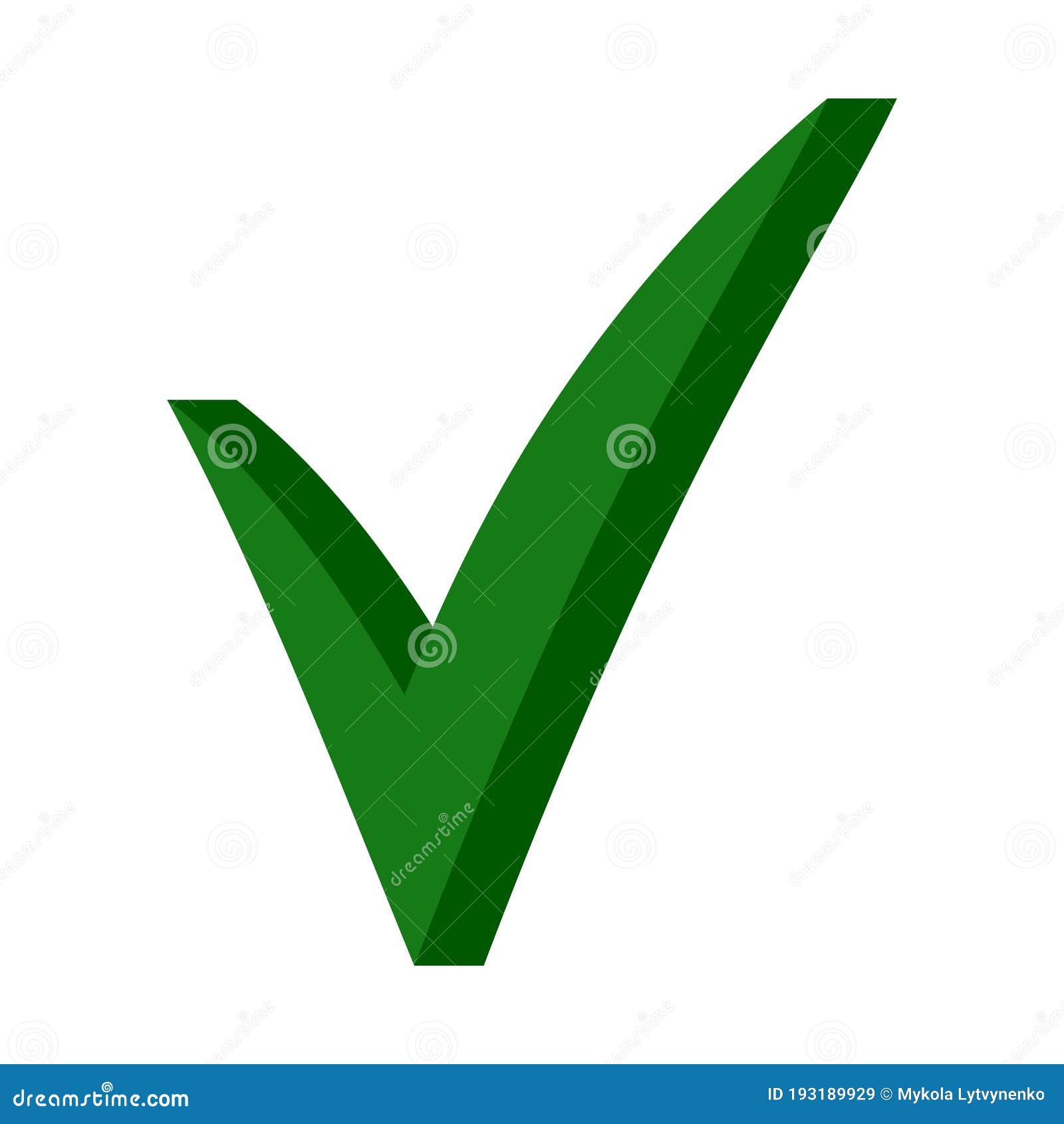 Green 3D Checkmark, OK Sign, Vector Checkmark Sign Approval for ...