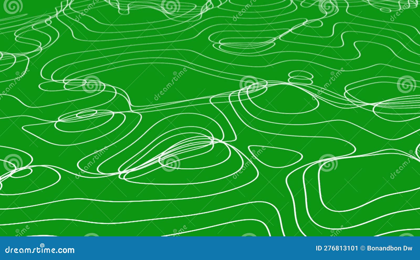 Green 3D Topographic Map Background Concept Abstract Background. Space ...