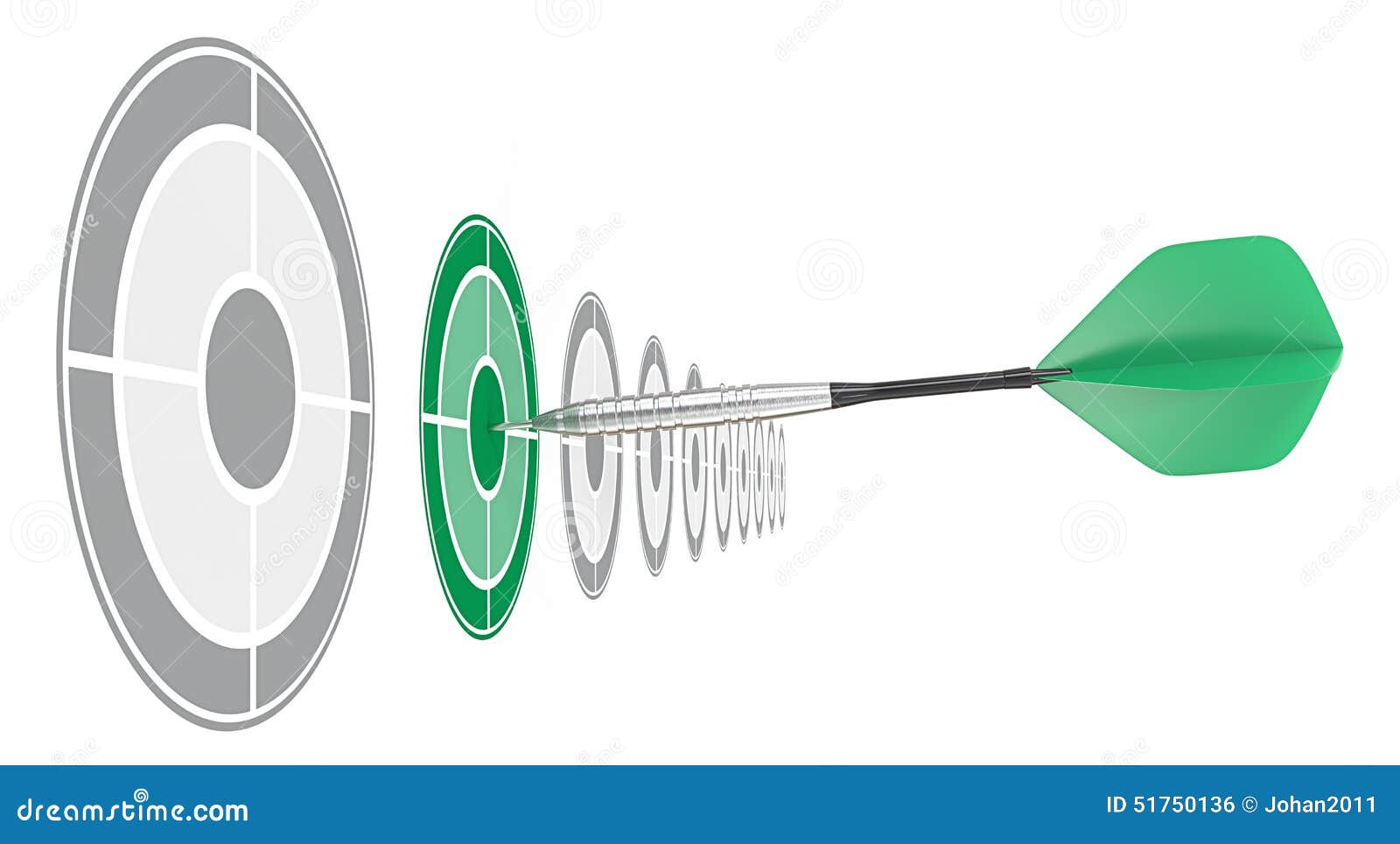 Green Dart. stock illustration. Illustration of arrow - 51750136