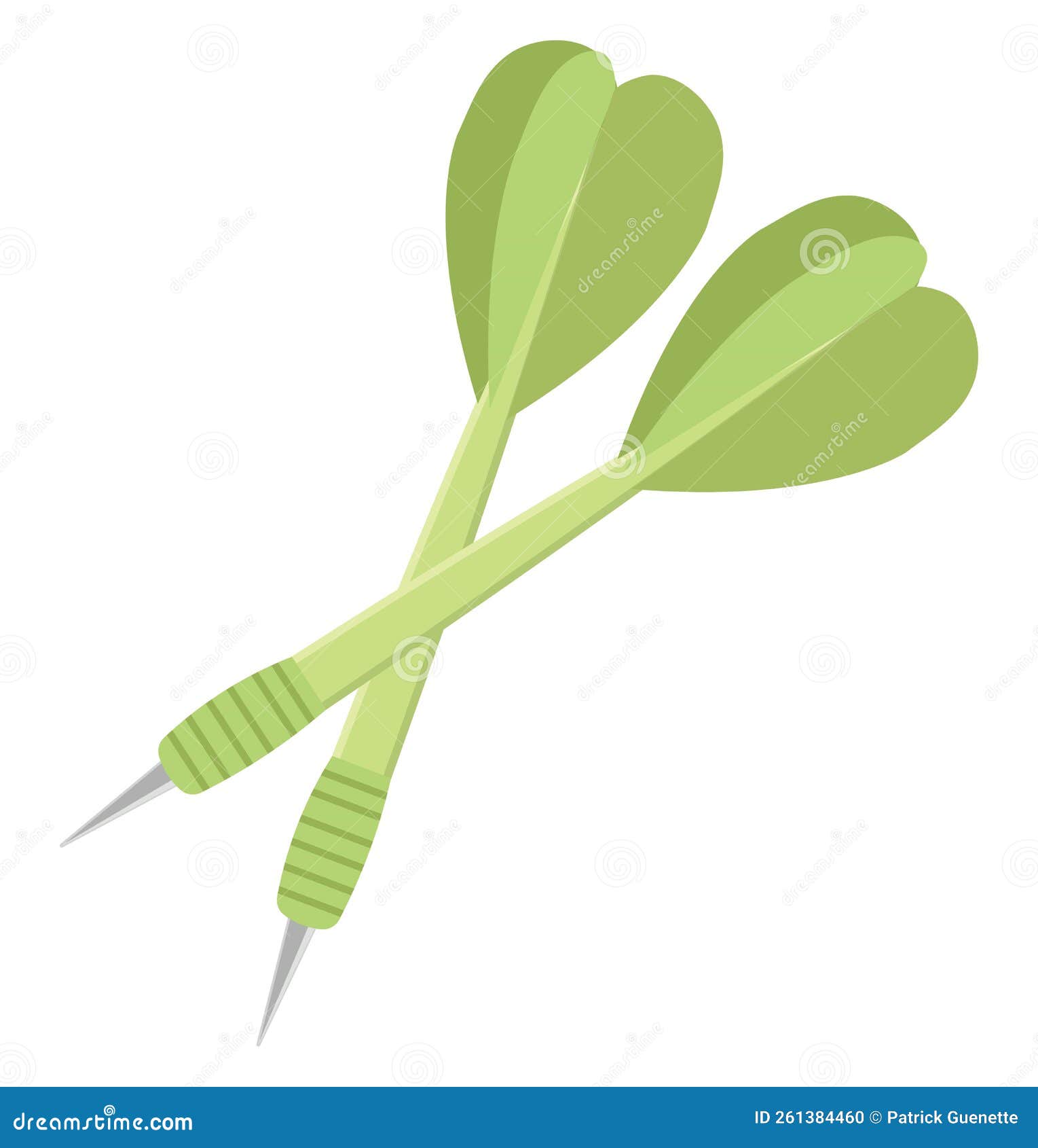 Green Darts Arrows 3d Illustration | CartoonDealer.com #112477021