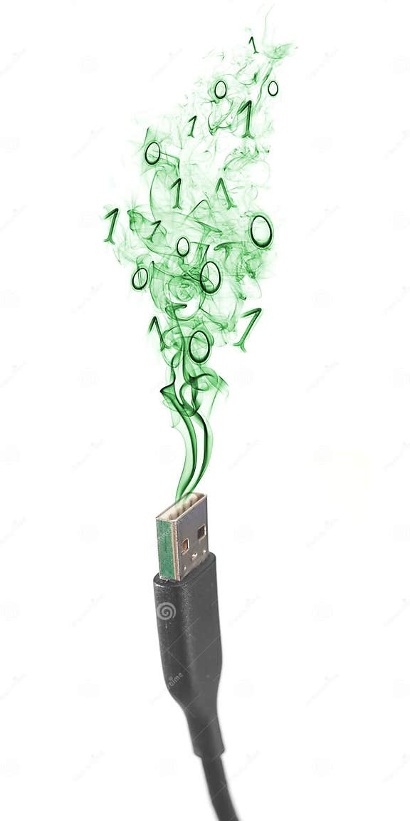 Green data stock image. Image of green, jack, connector - 18644165