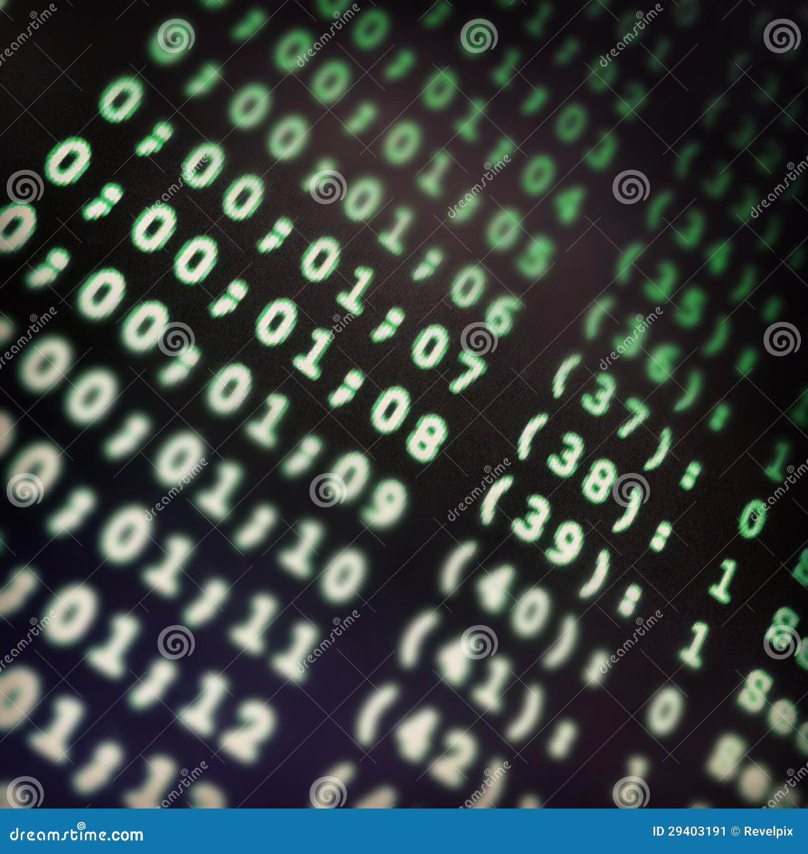 Green Data Screen stock image. Image of design, digit - 29403191