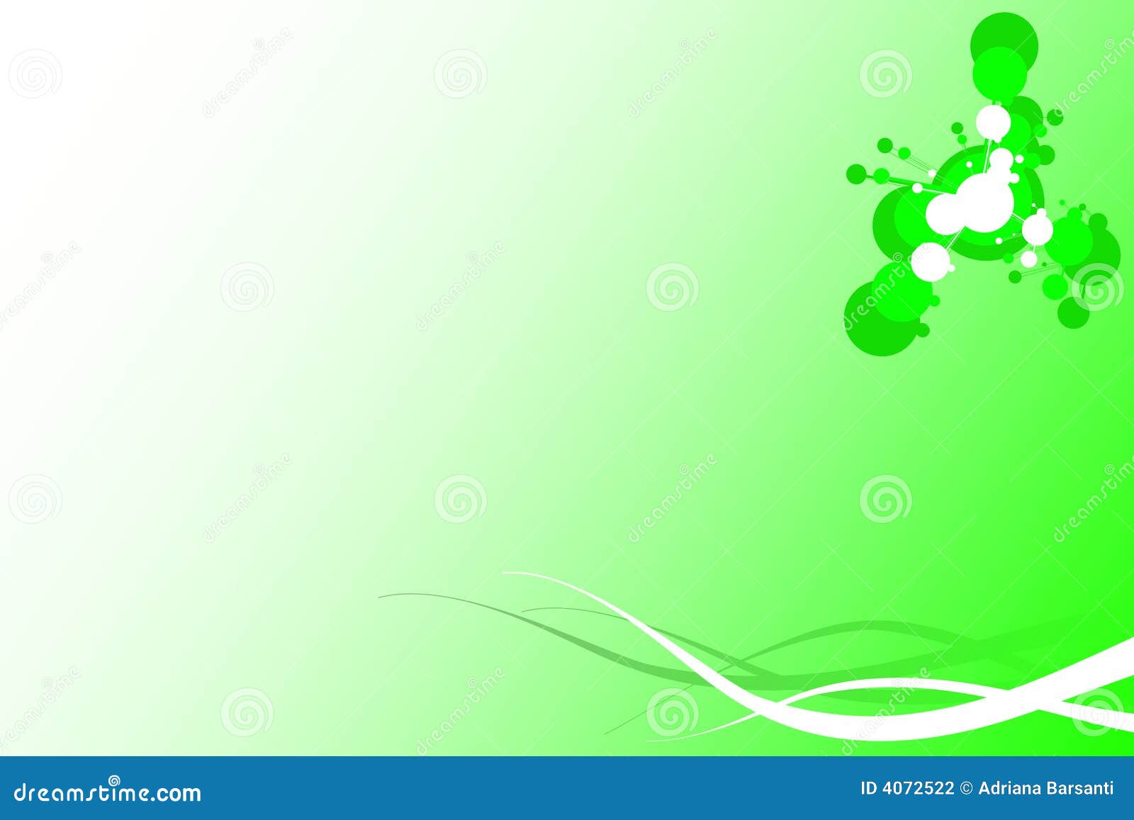 Green Decorative Background Stock Illustration - Illustration of ...