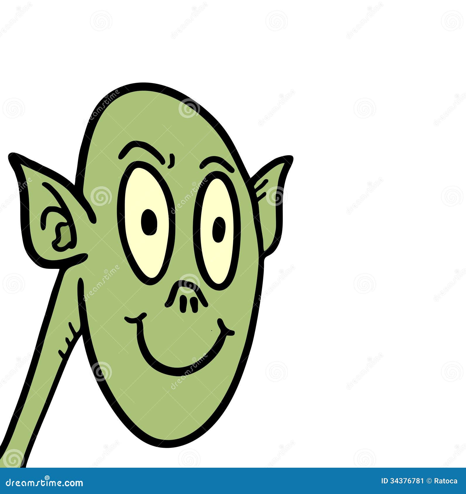 Green demon stock vector. Illustration of character, demon - 34376781