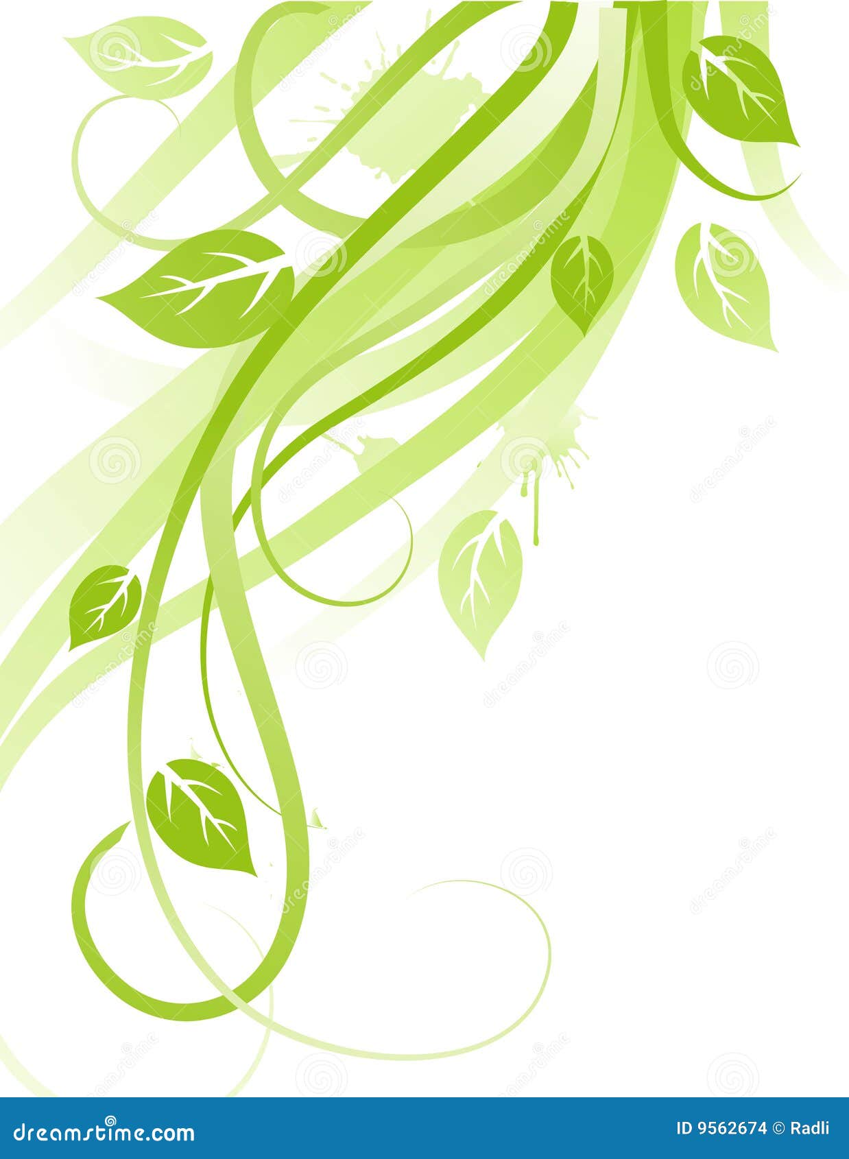 Green design stock vector. Illustration of green, june - 9562674