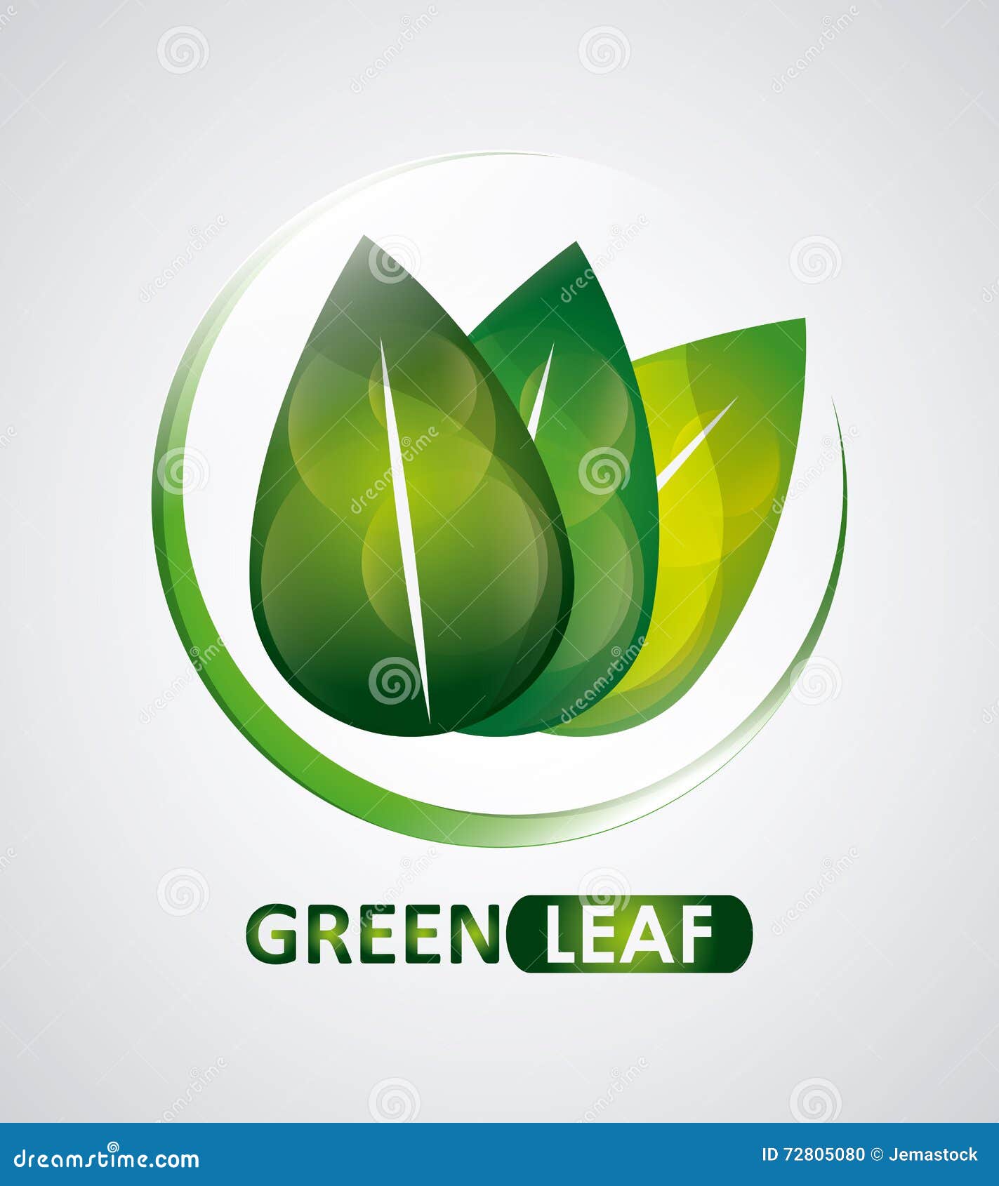 Green Design. Leaf Icon. White Background, Graphic Vector Stock Vector ...