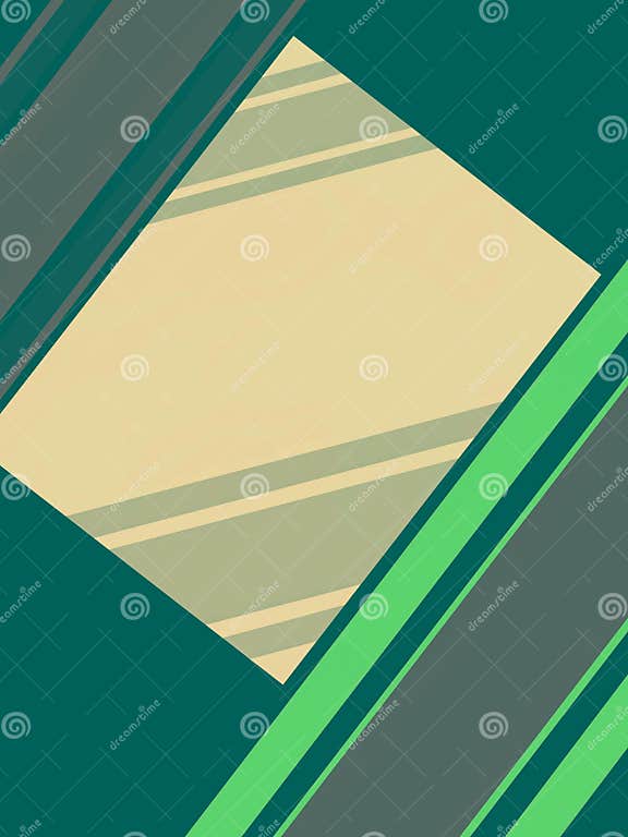 Green Diagonal Background with Yellow Centered Gradient Rectangle ...