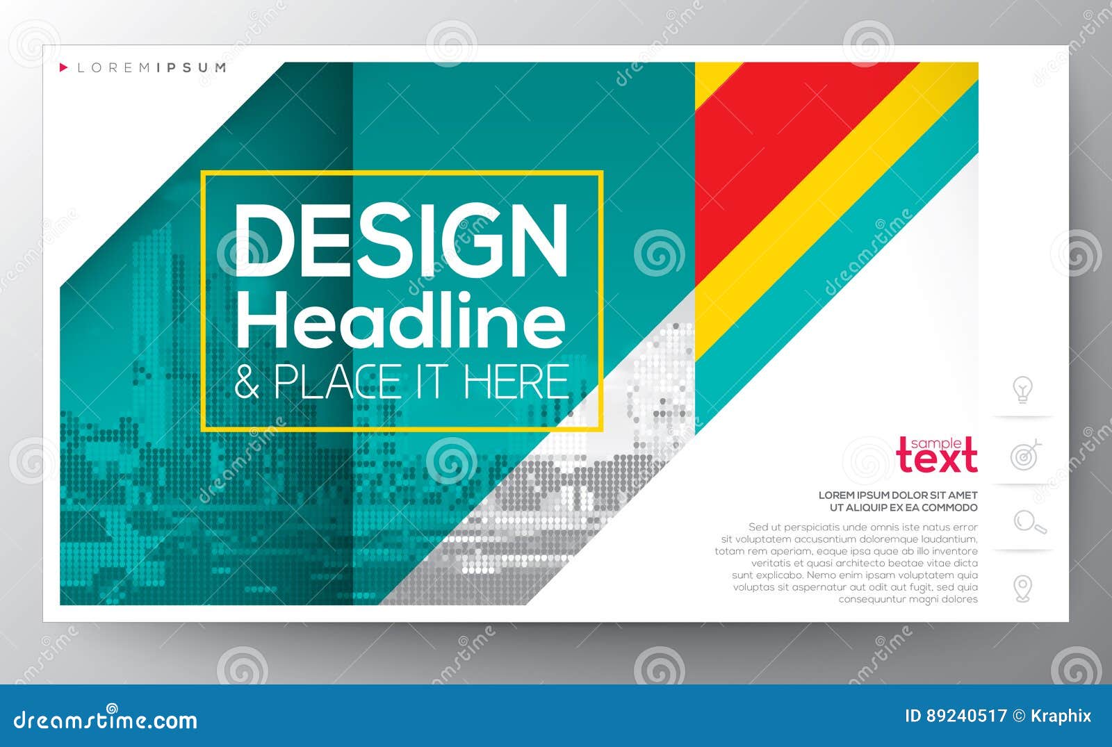 Green Diagonal Banding Line Modern Design Layout Template, 16:9 Stock ...