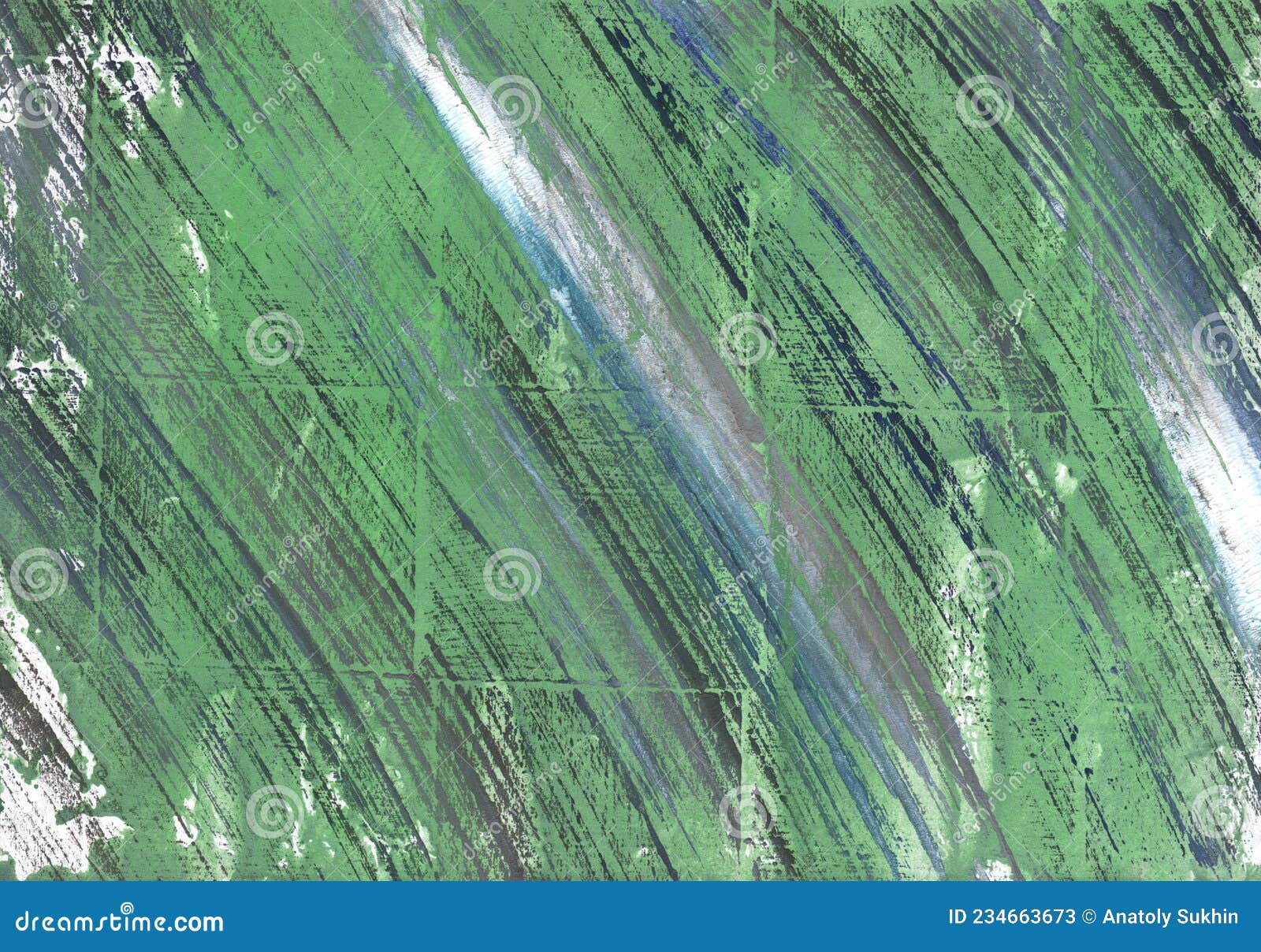 Green Diagonal Lines Abstract Watercolor Texture Stock Illustration ...