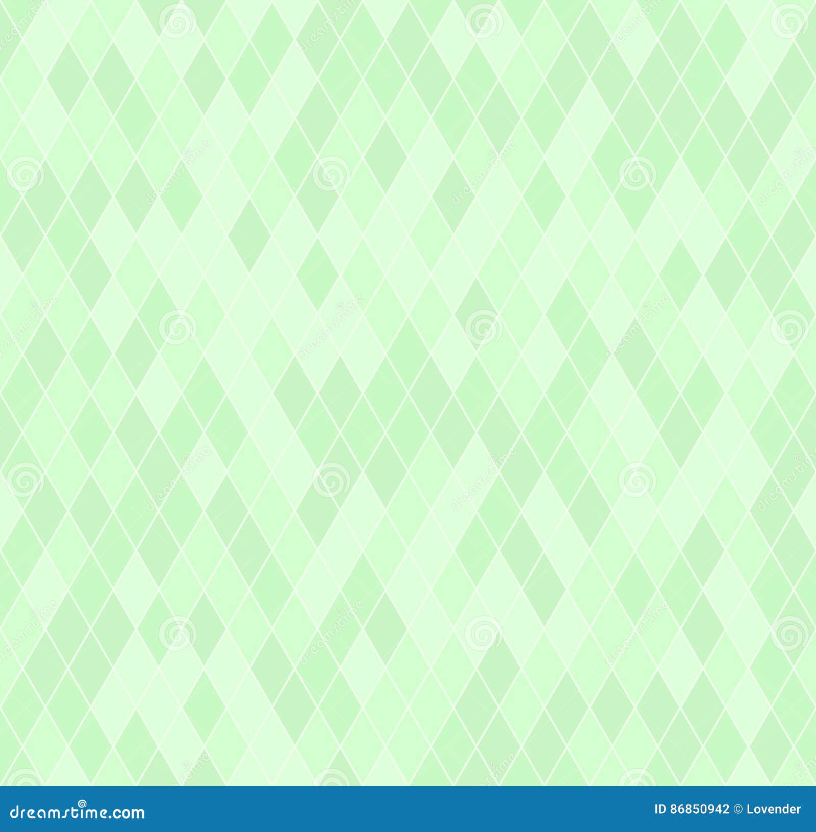Green Diamond Pattern. Seamless Vector Stock Vector - Illustration of ...