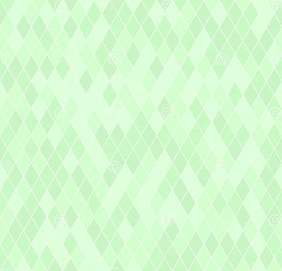 Green Diamond Pattern. Seamless Vector Stock Vector - Illustration of ...