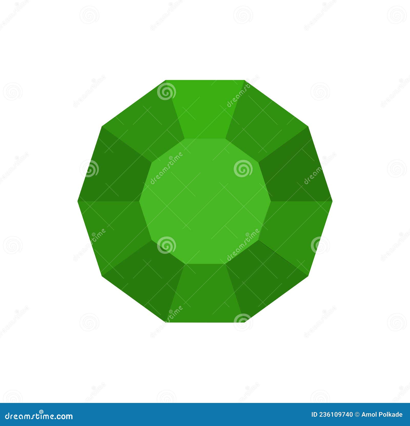 Green Diamond Vector. Green Diamond Icon Stock Vector - Illustration of ...