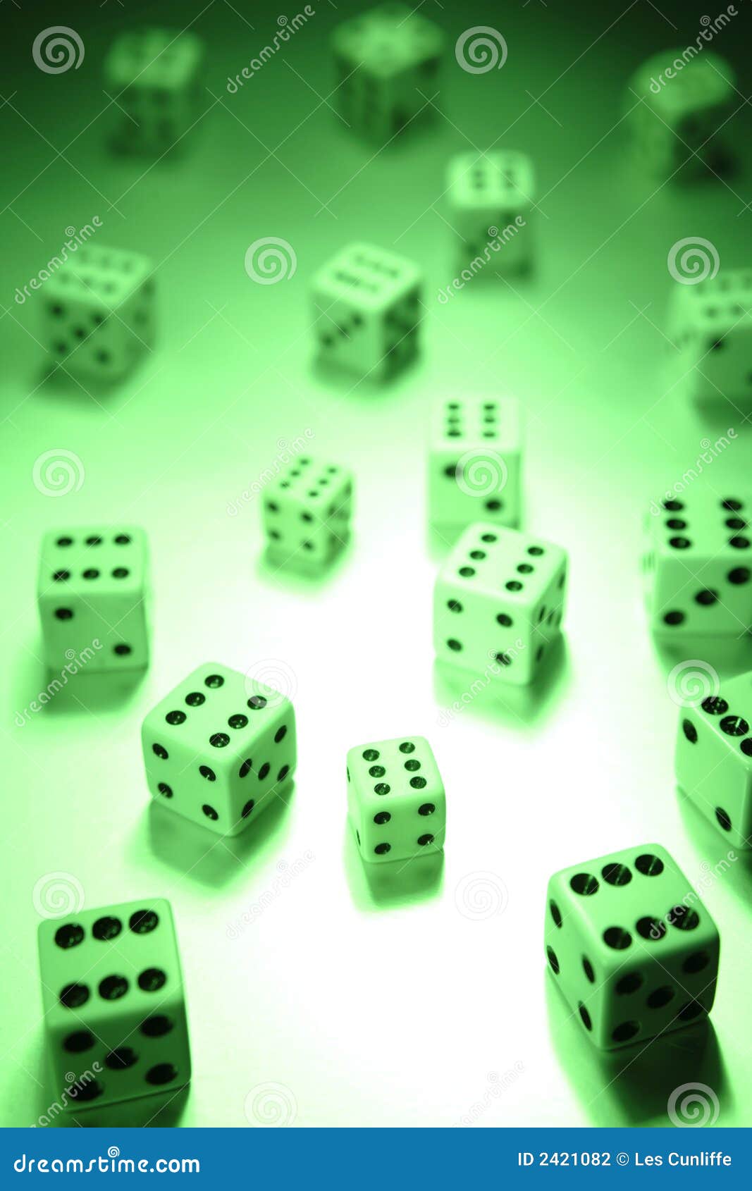 Green dice stock photo. Image of color, object, fate, gambling - 2421082