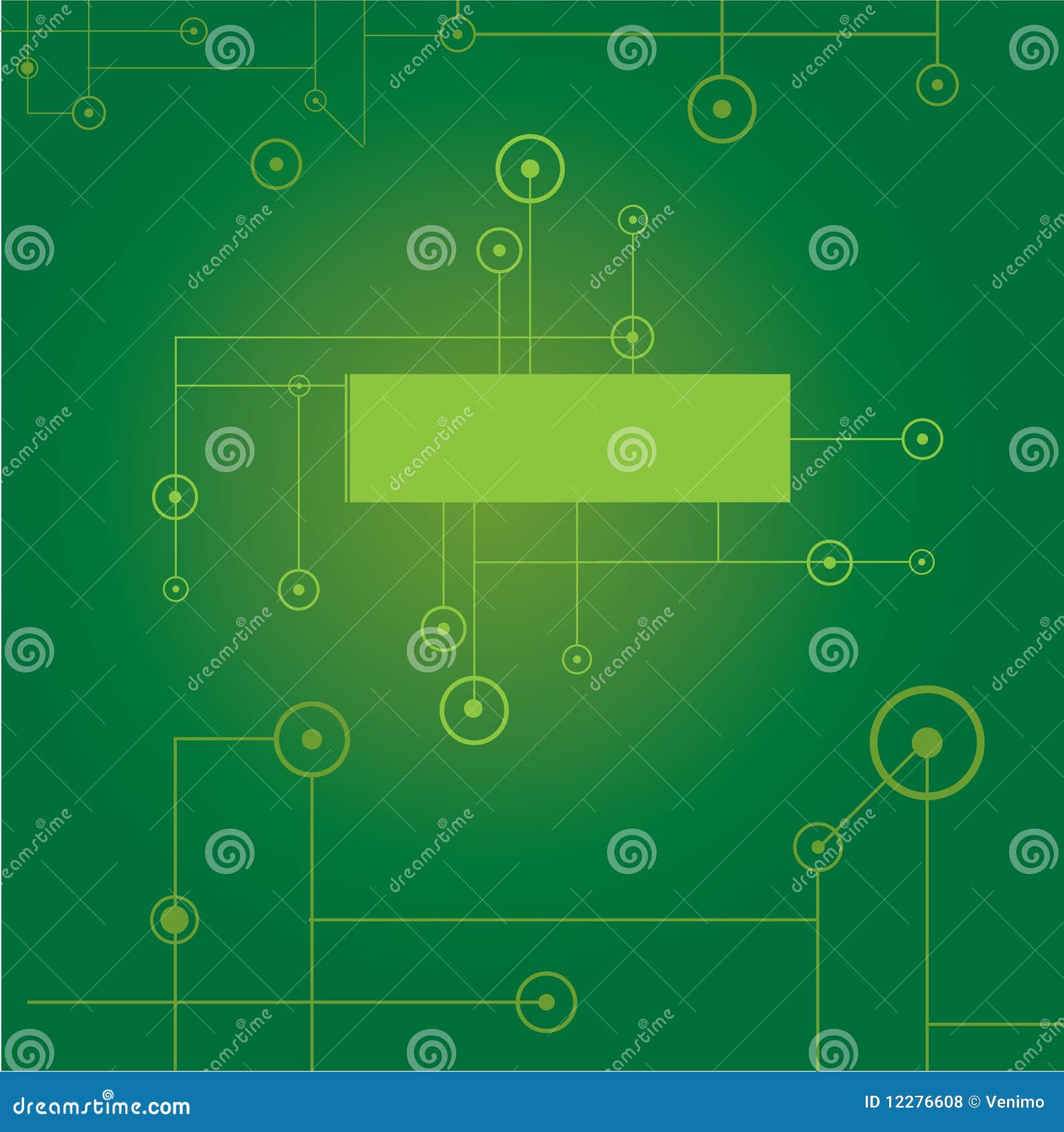 Green digital background stock vector. Illustration of green - 12276608