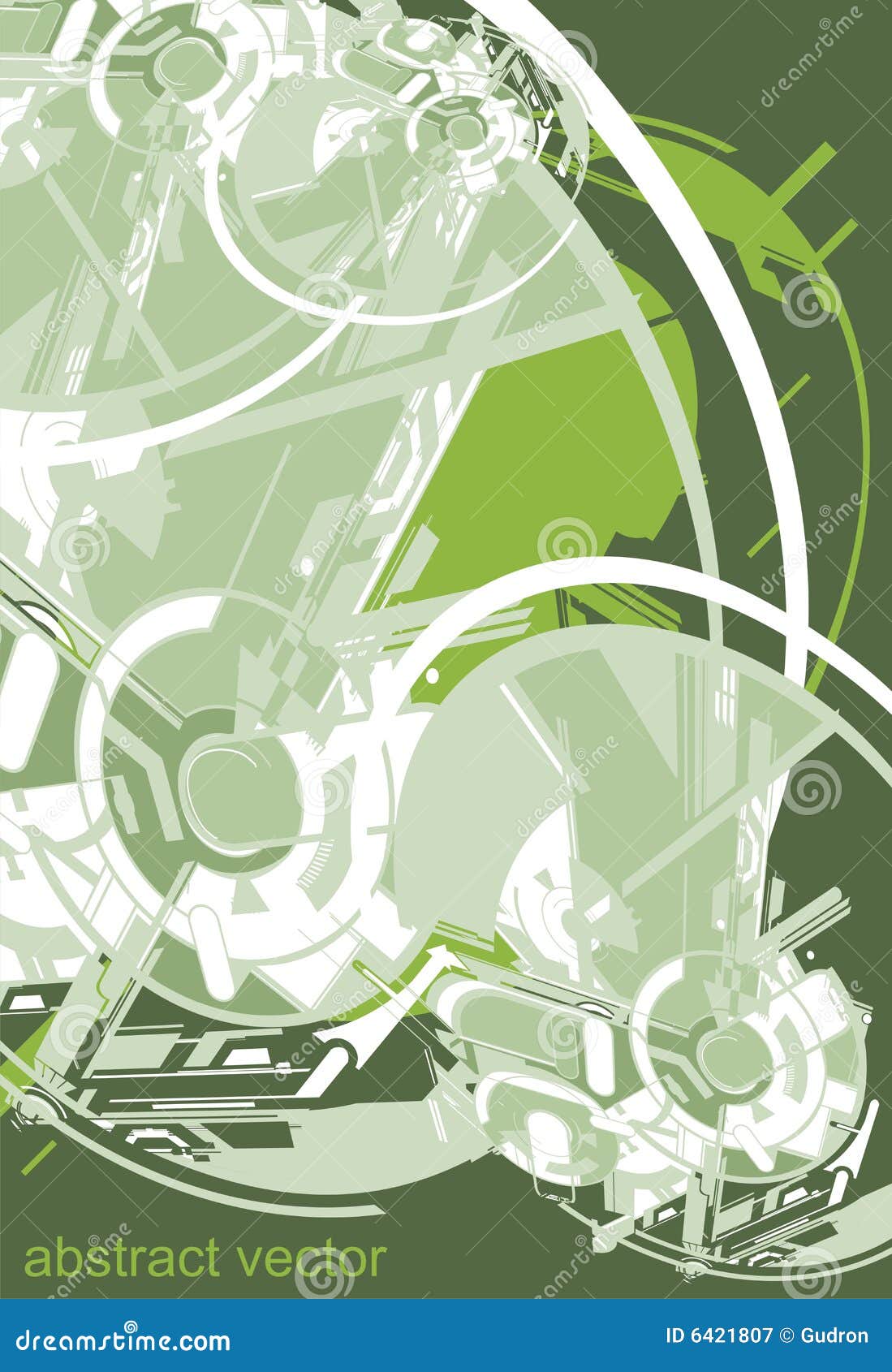 Green Digital Background stock illustration. Illustration of shape ...