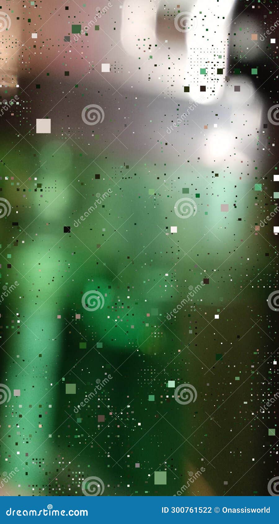 Green Digital Background Abstract Virtical Shapes Stock Photo - Image ...