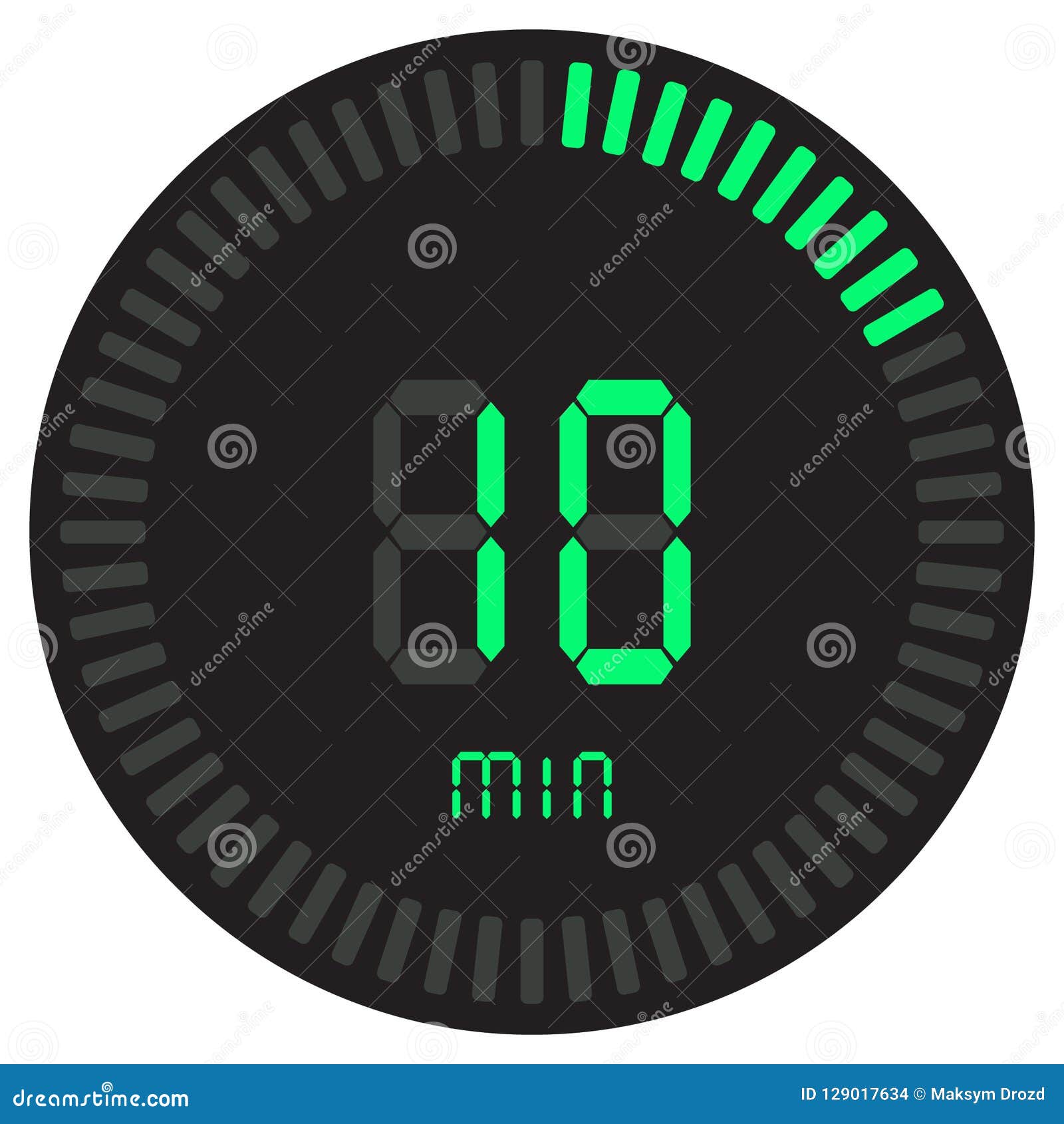 The Green Digital Timer 10 Minutes. Electronic Stopwatch with a ... The Green Digital Timer 10 Minutes. Electronic Stopwatch with a ...