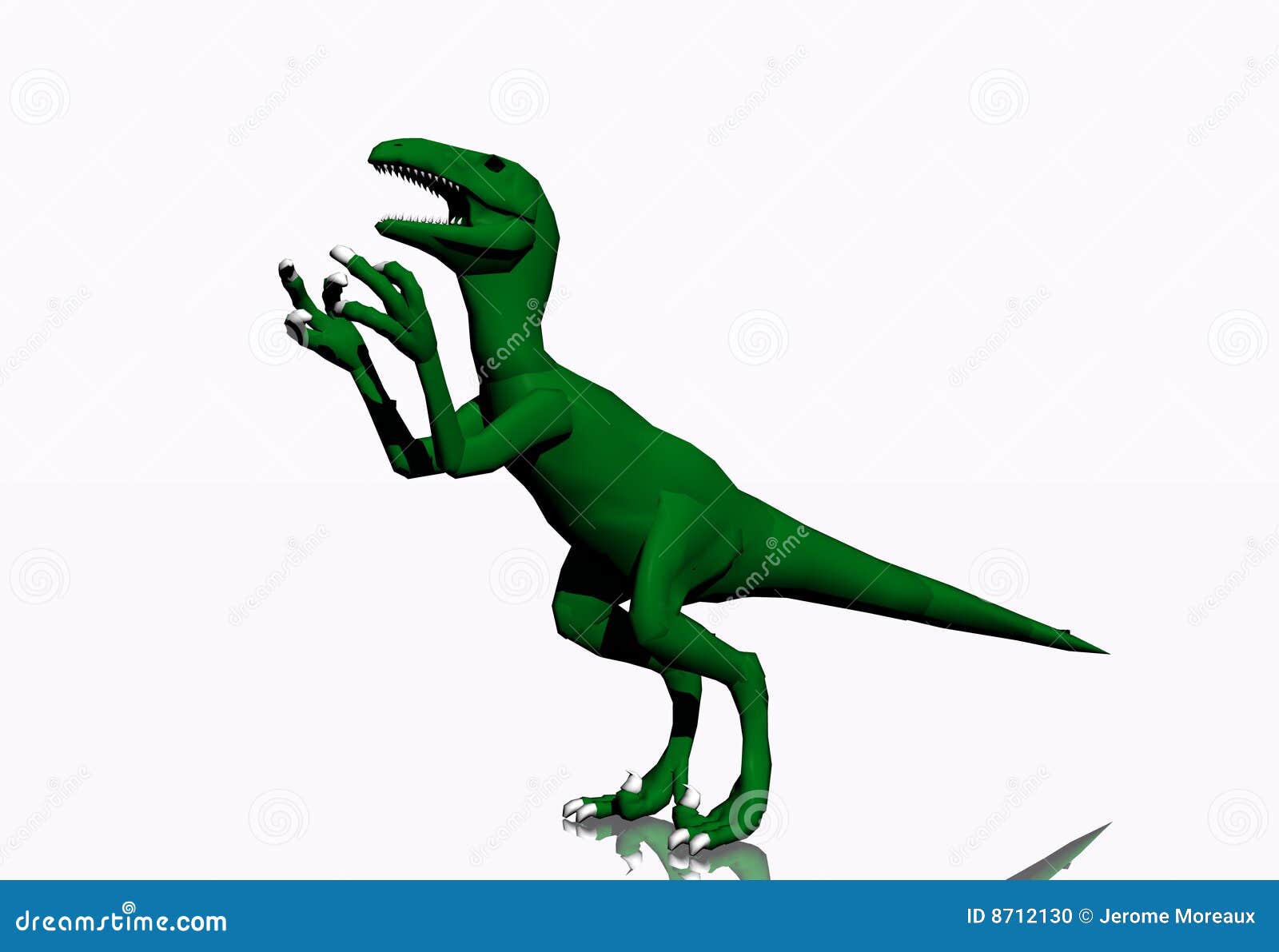 Green Dinosaur Stock Photo - Image: 8712130