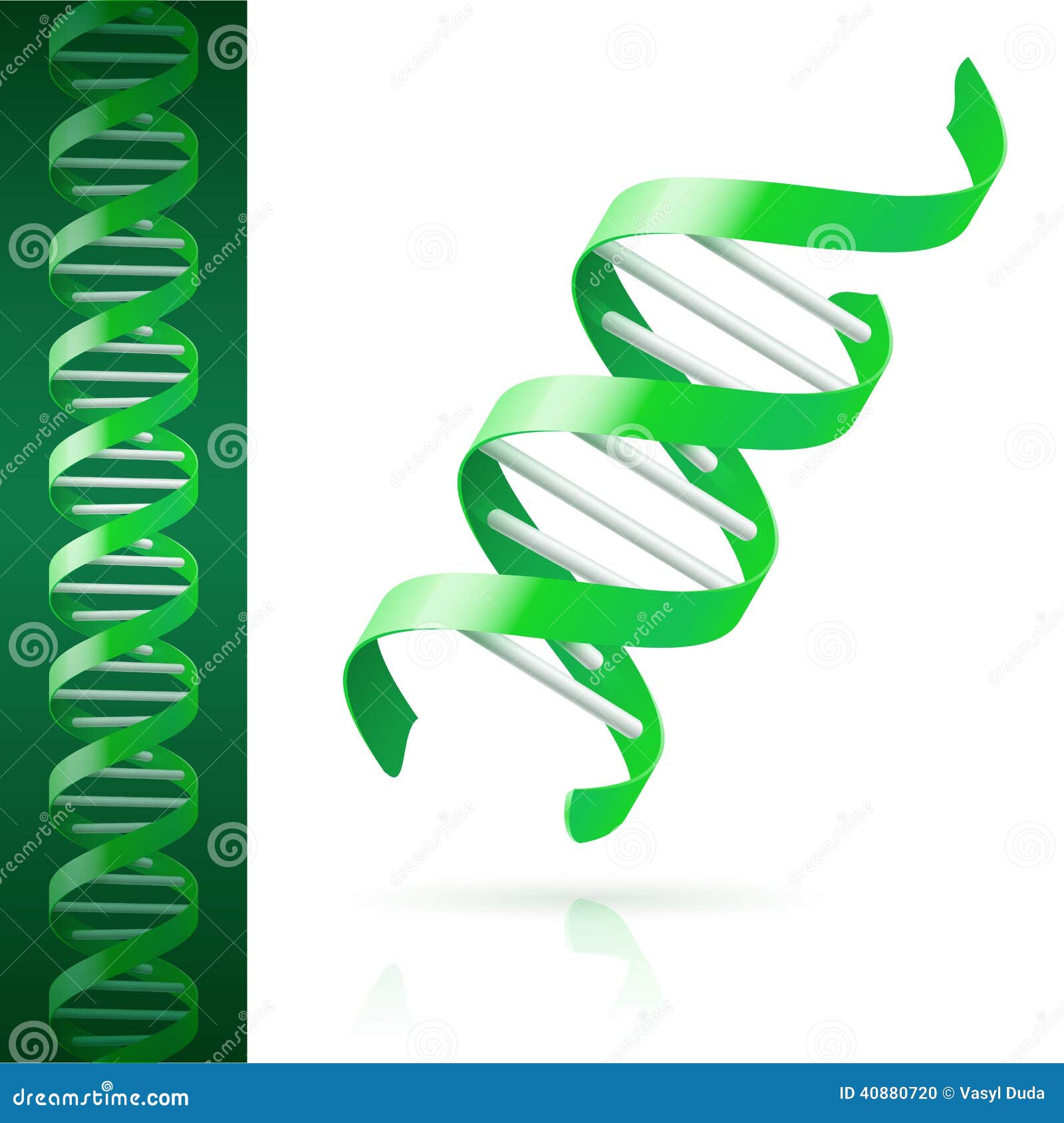 Dna Wallpaper Green