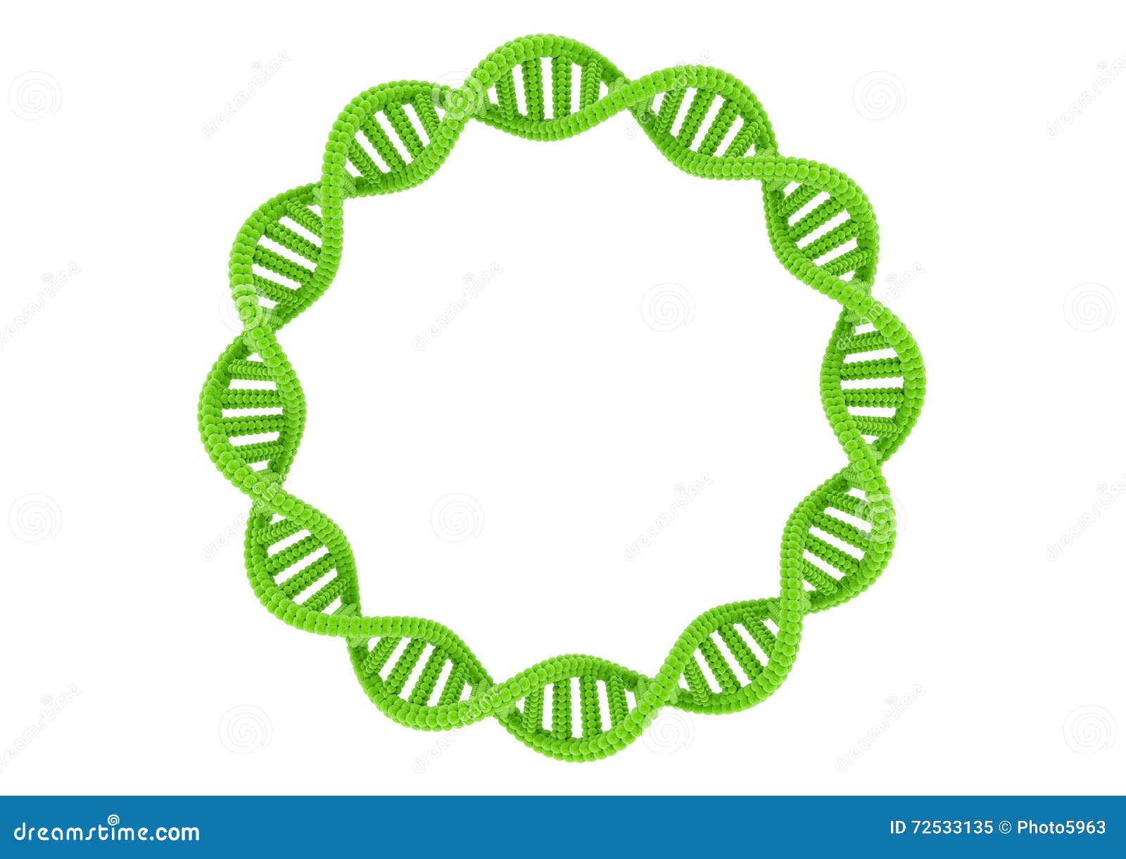 Green DNA. stock illustration. Illustration of genome - 72533135