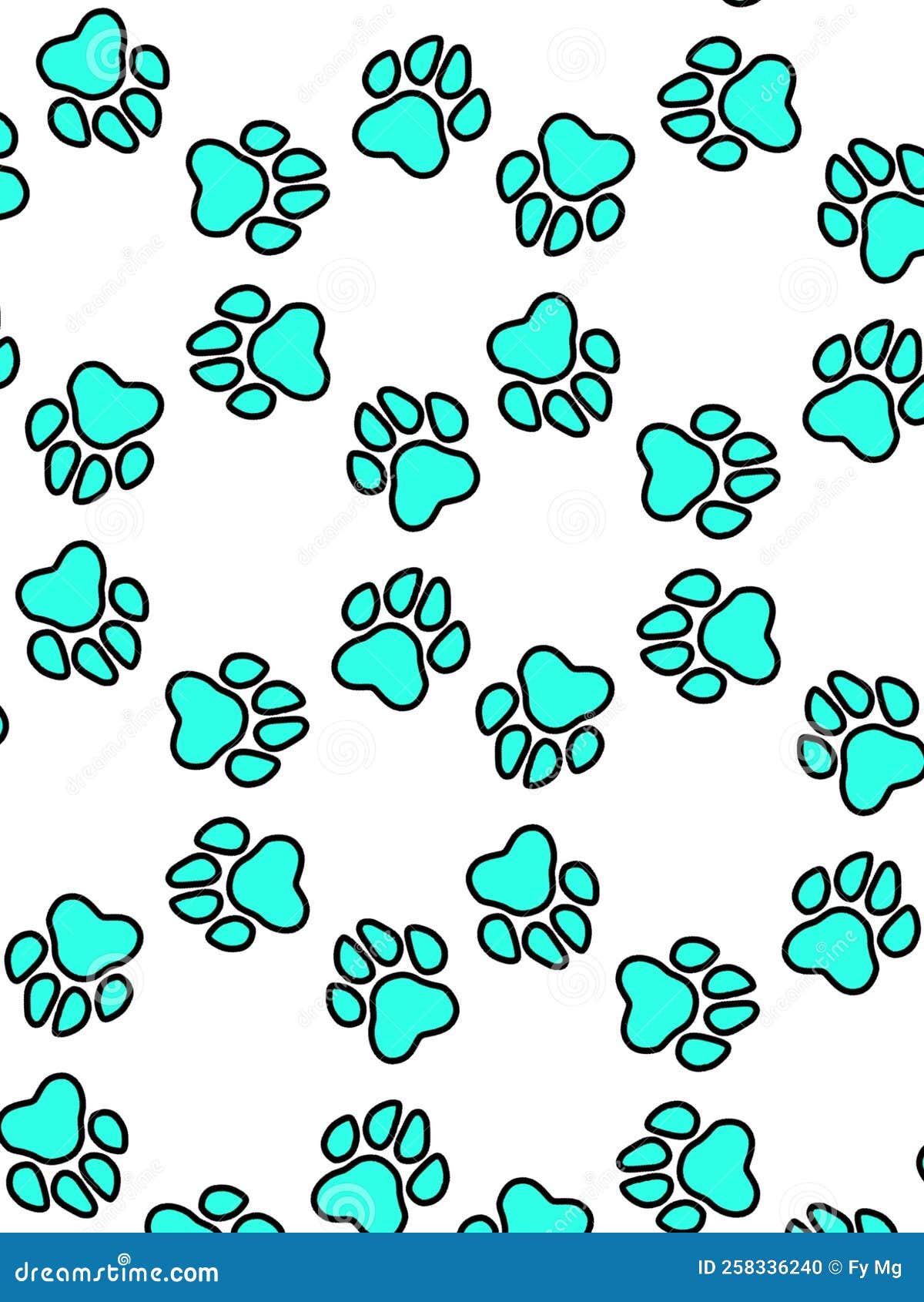 Green Dog Paw Prints, Green Dog Paws, Green Cat Paws, Green Dog ...