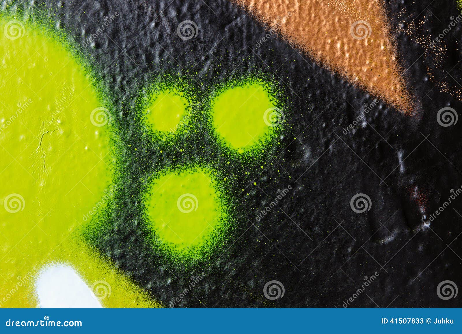 Green dots graffiti macro stock image. Image of detail - 41507833