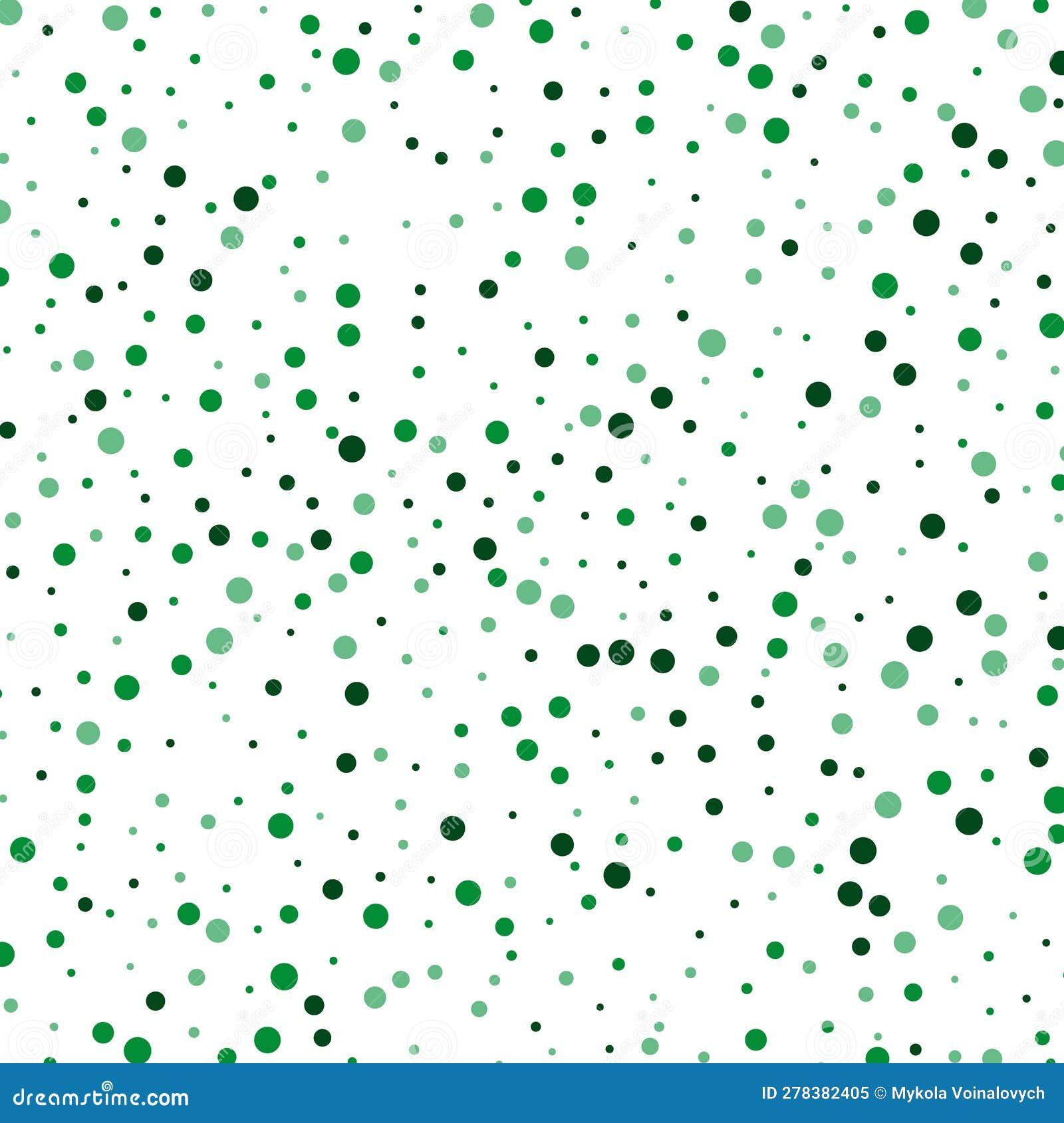 Green Dots on White Background, Design Element Stock Illustration ...