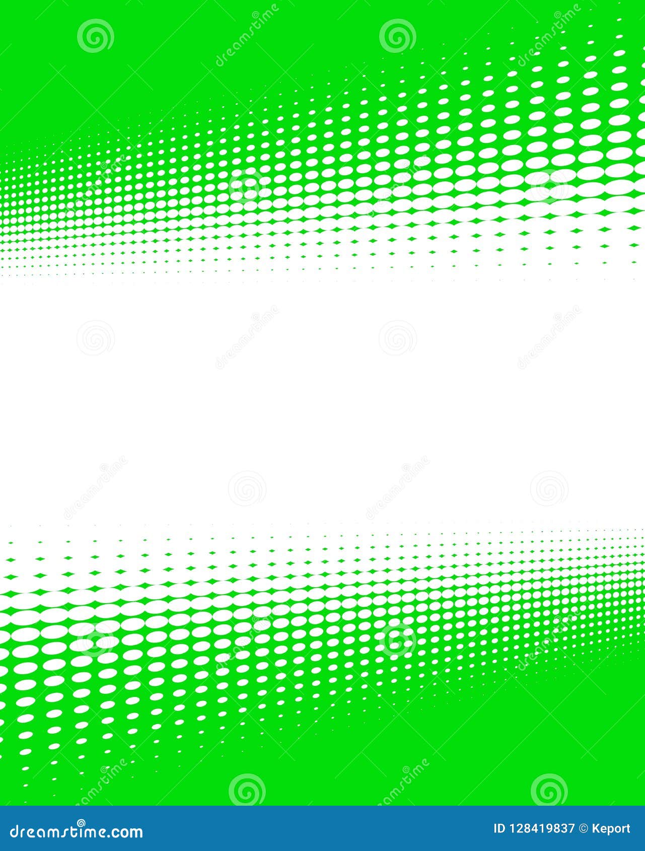Green Dotted Fram with Copy Space Stock Illustration - Illustration of ...