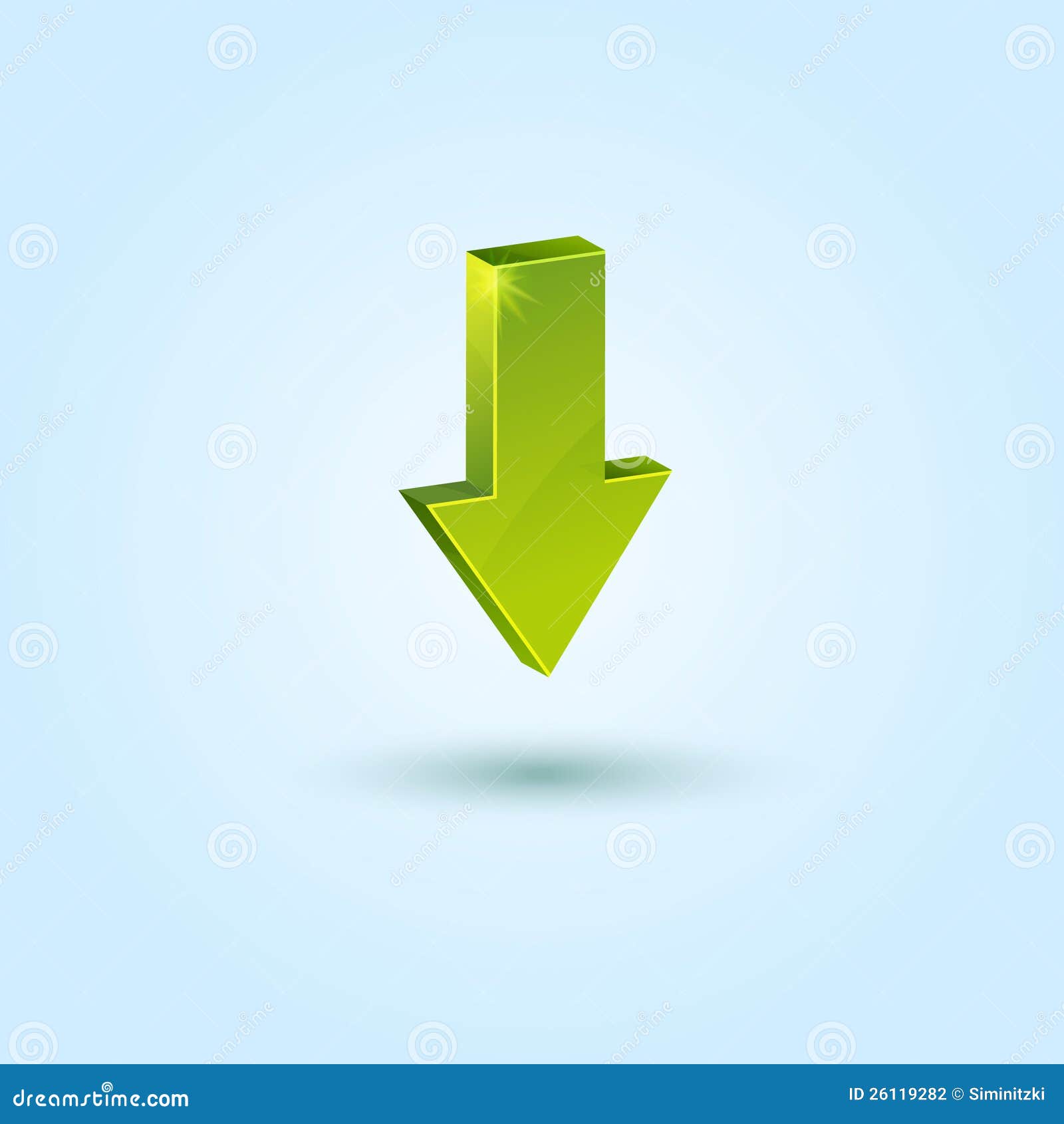 Arrow Symbol In Modern Design For Element Design Vector Illustration ...