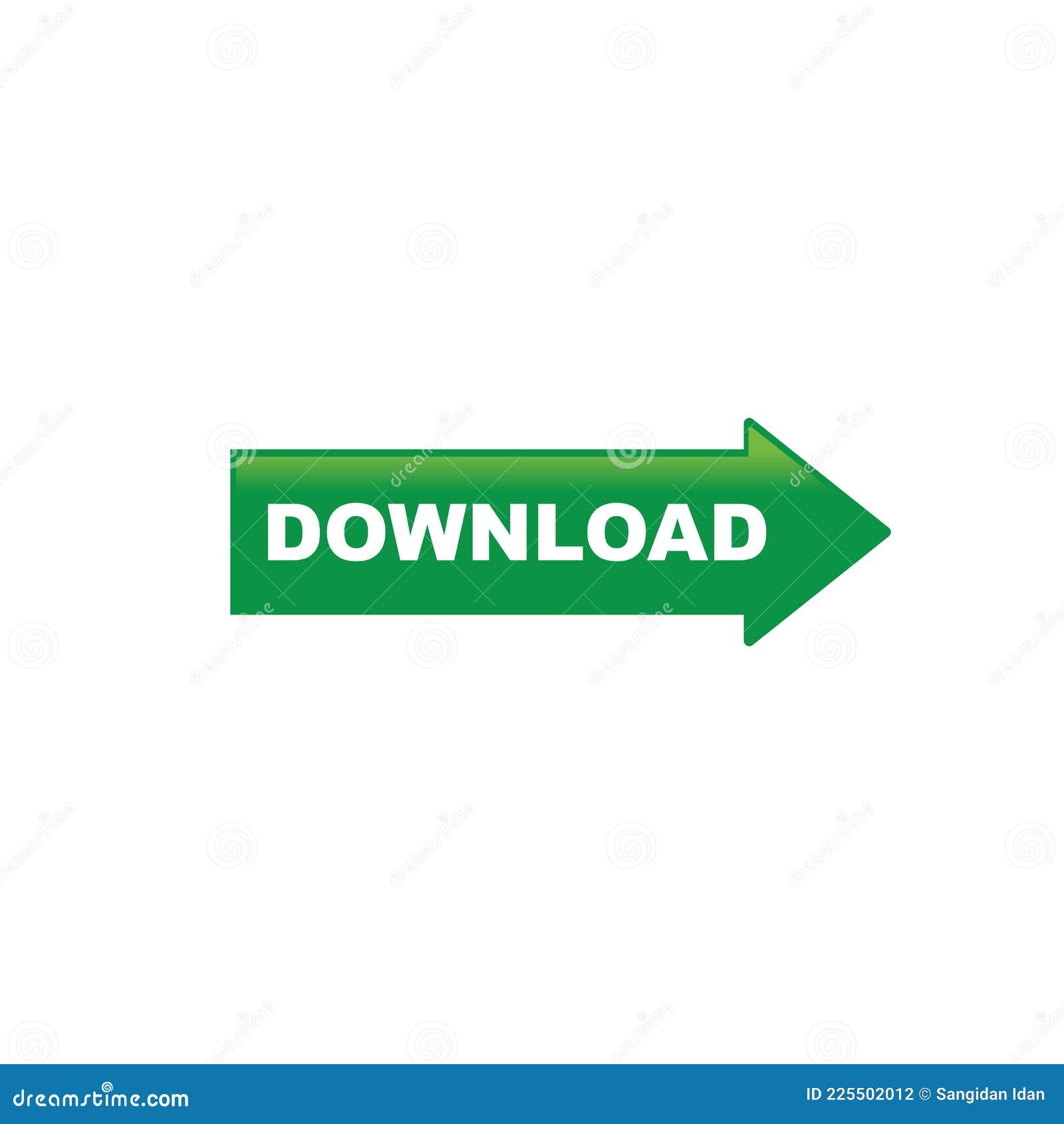 Green Download Sign Icon Vector Design Web Stock Vector - Illustration ...